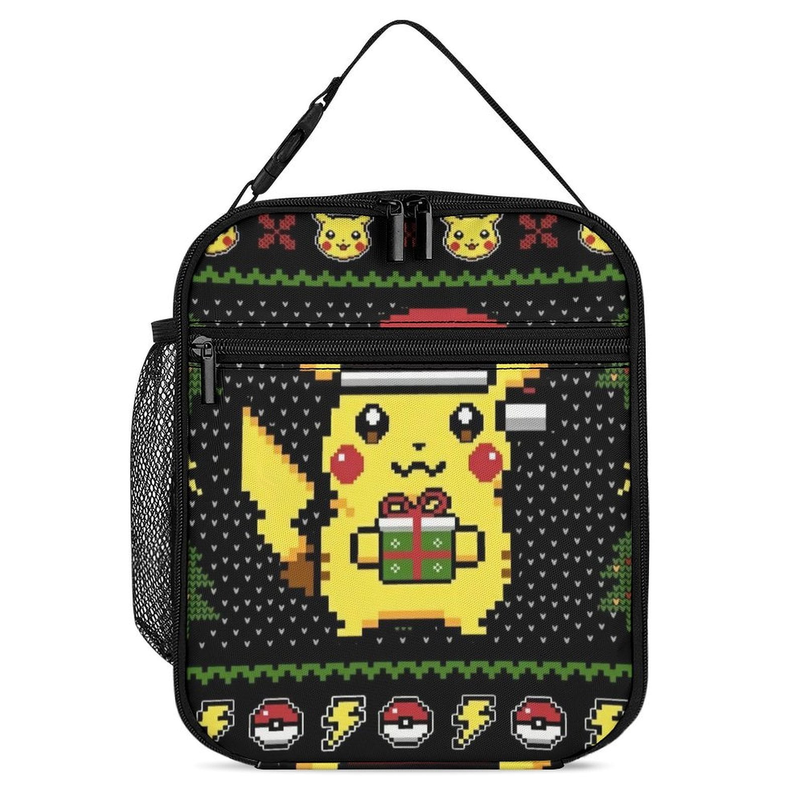 Pokémon Christmas Santa Hat Insulated Lunch Boxes for Women Man ...