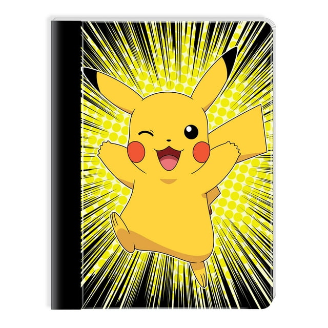 Pokémon Composition Writing Notebook, 9.75 in, 100 Sheets, Wide Ruled ...