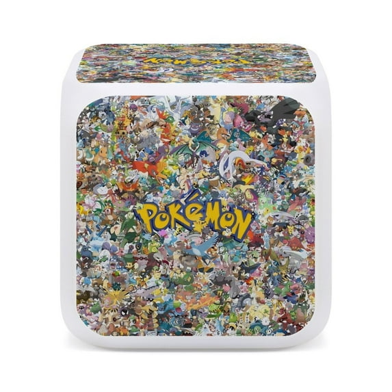 Pokémon Cute Cartoon Seven-Color Changing Alarm Clock Home Decor ...