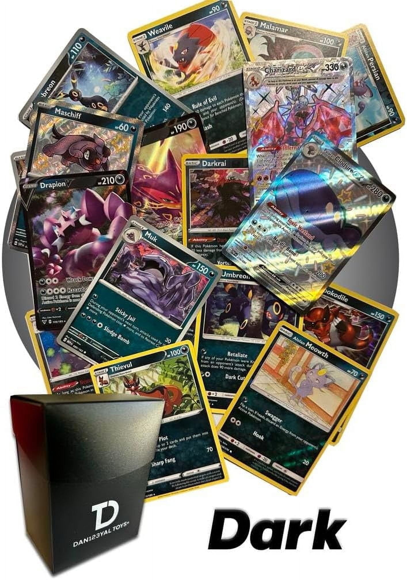 Pokémon Dark Type TCG Random Assortment Bundle || Guaranteed Ultra Rare ...