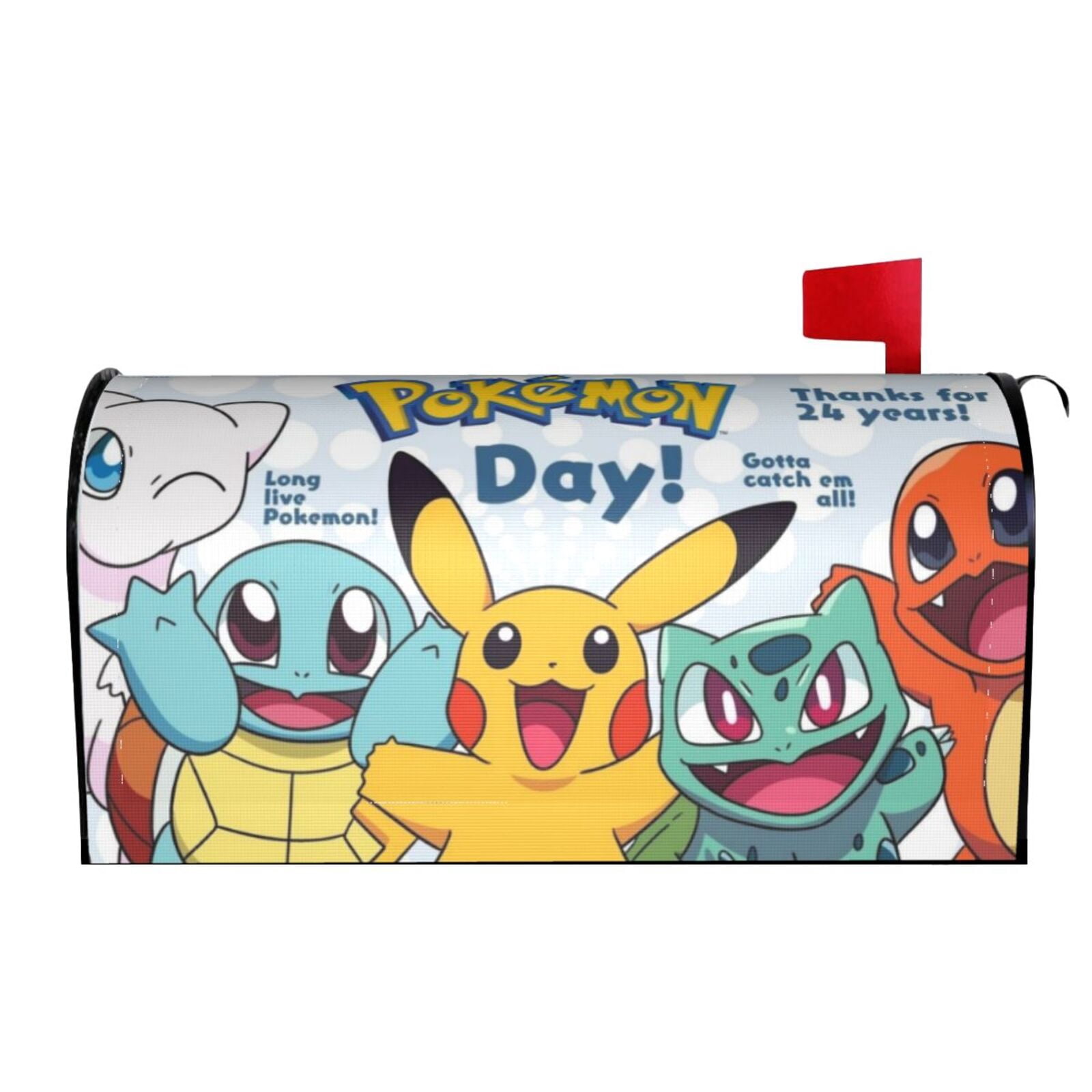 Pokémon Day Charmander Squirtle Bulbasaur Cartoon Character Mailbox ...