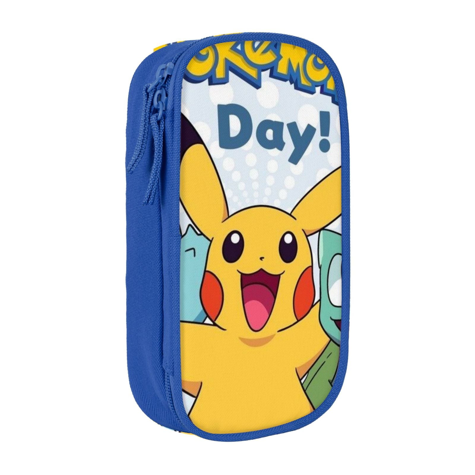 Pokémon Day Charmander Squirtle Bulbasaur Pencil Case,Pencil Pouch,Big ...