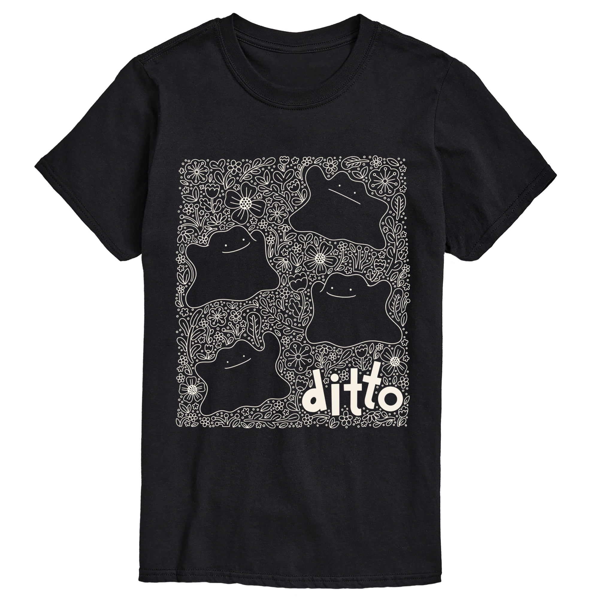 Pokémon - Ditto Dainty Flowers - Men's Short Sleeve Graphic T-Shirt ...