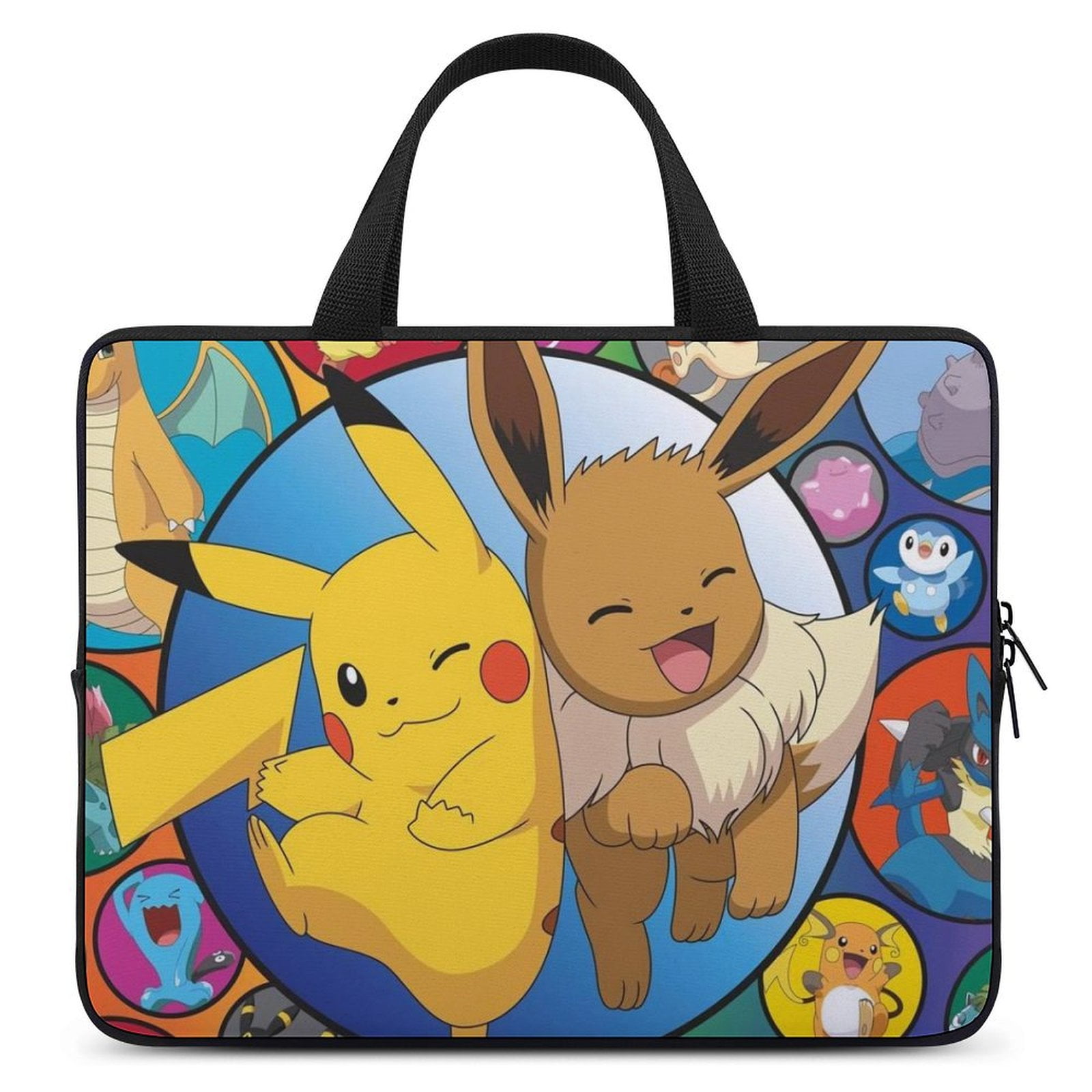 Pokémon- Eeve Charmander Squirtle Bulbasaur 13 Inch Laptop Bag ...