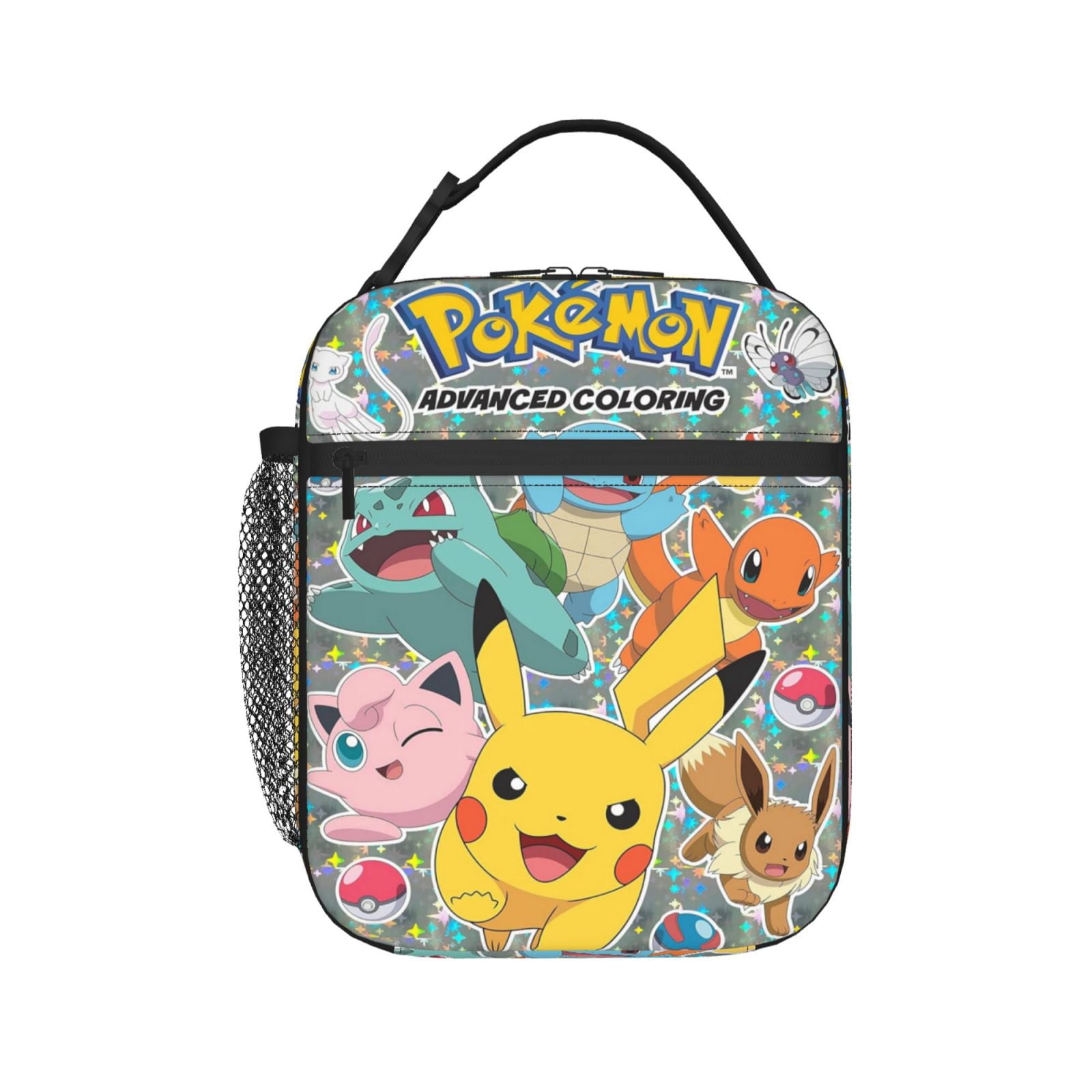 Pokémon- Eeve Charmander Squirtle Bulbasaur Lunch Box,Lunch Box for Men ...