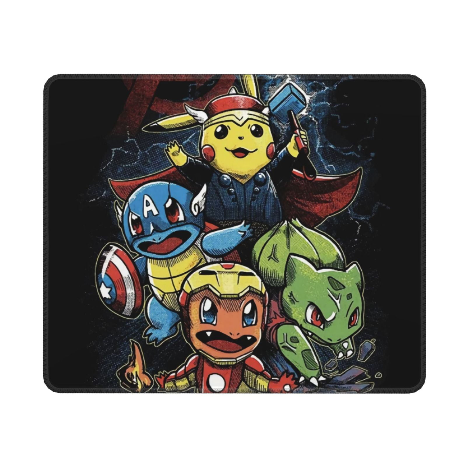 Pokémon- Eeve Charmander Squirtle Bulbasaur Mouse Pad,Kawaii Anime Cat ...