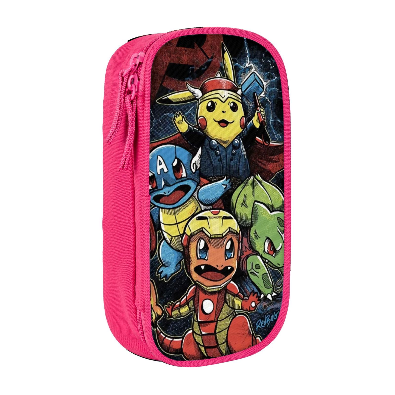 Pokémon- Eeve Charmander Squirtle Bulbasaur Pencil Case,Pencil Pouch ...
