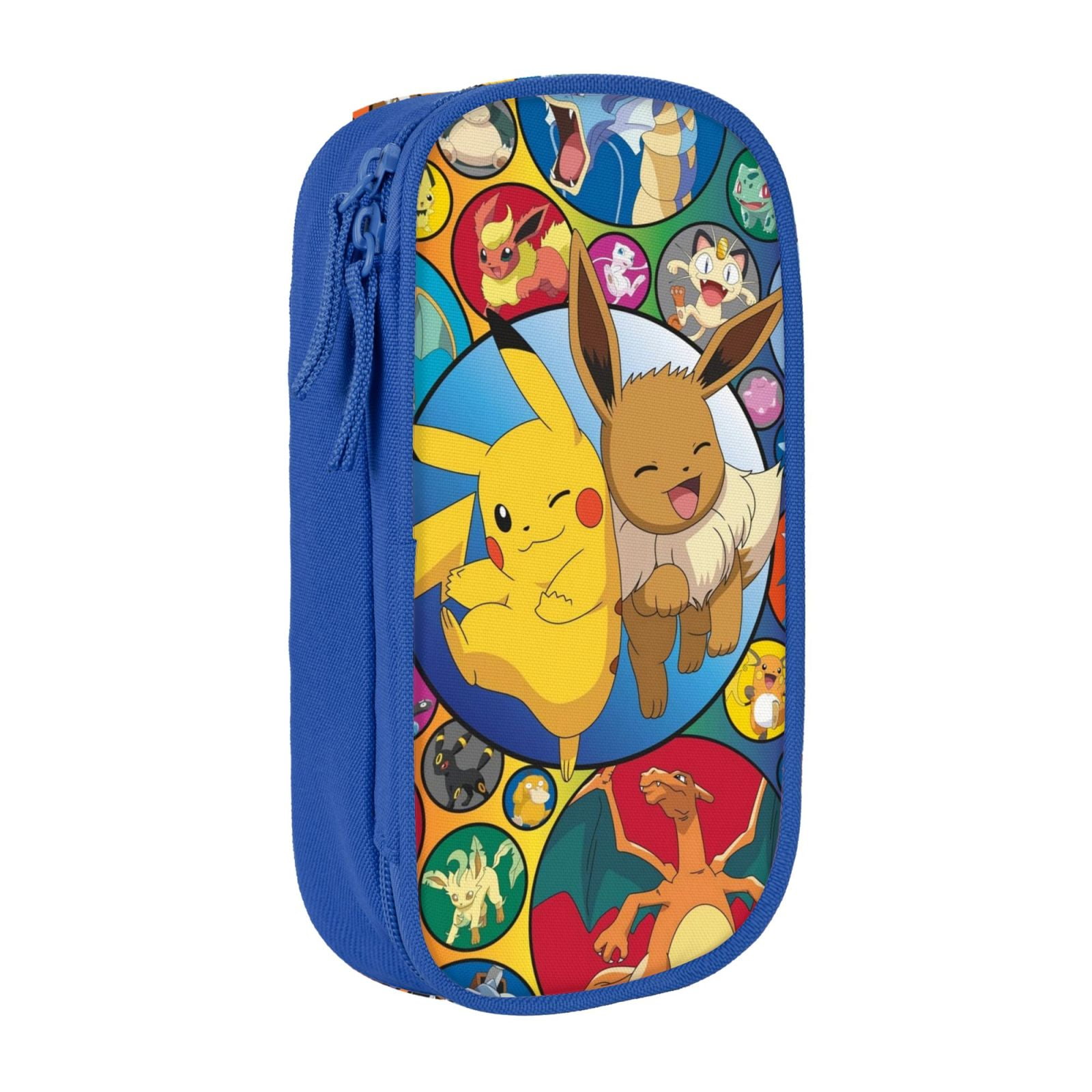 Pokémon- Eeve Charmander Squirtle Bulbasaur Pencil Case,Pencil Pouch ...