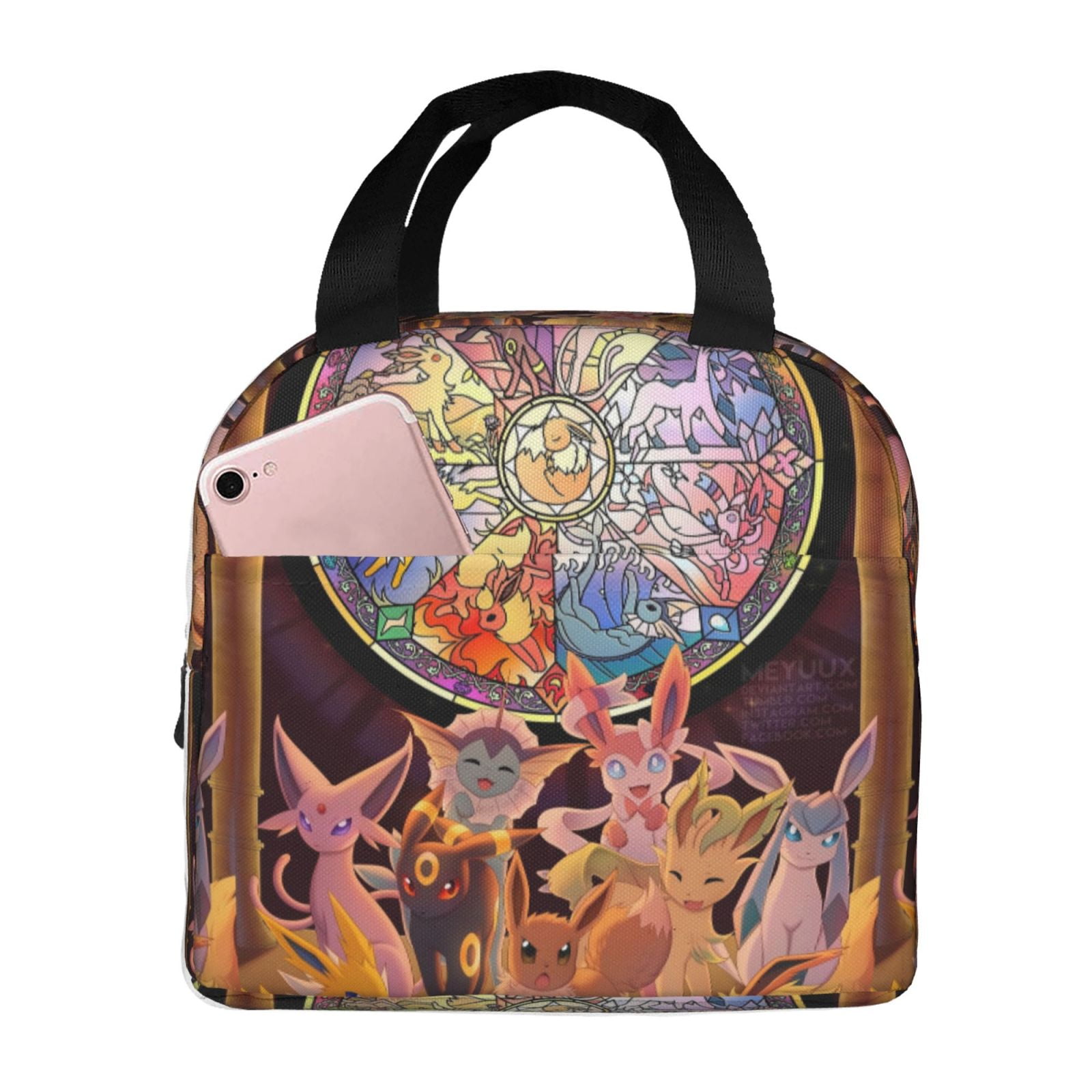 Pokémon-Eevee And Ewolucion Insulated Lunch Bag for Women Men Adults ...