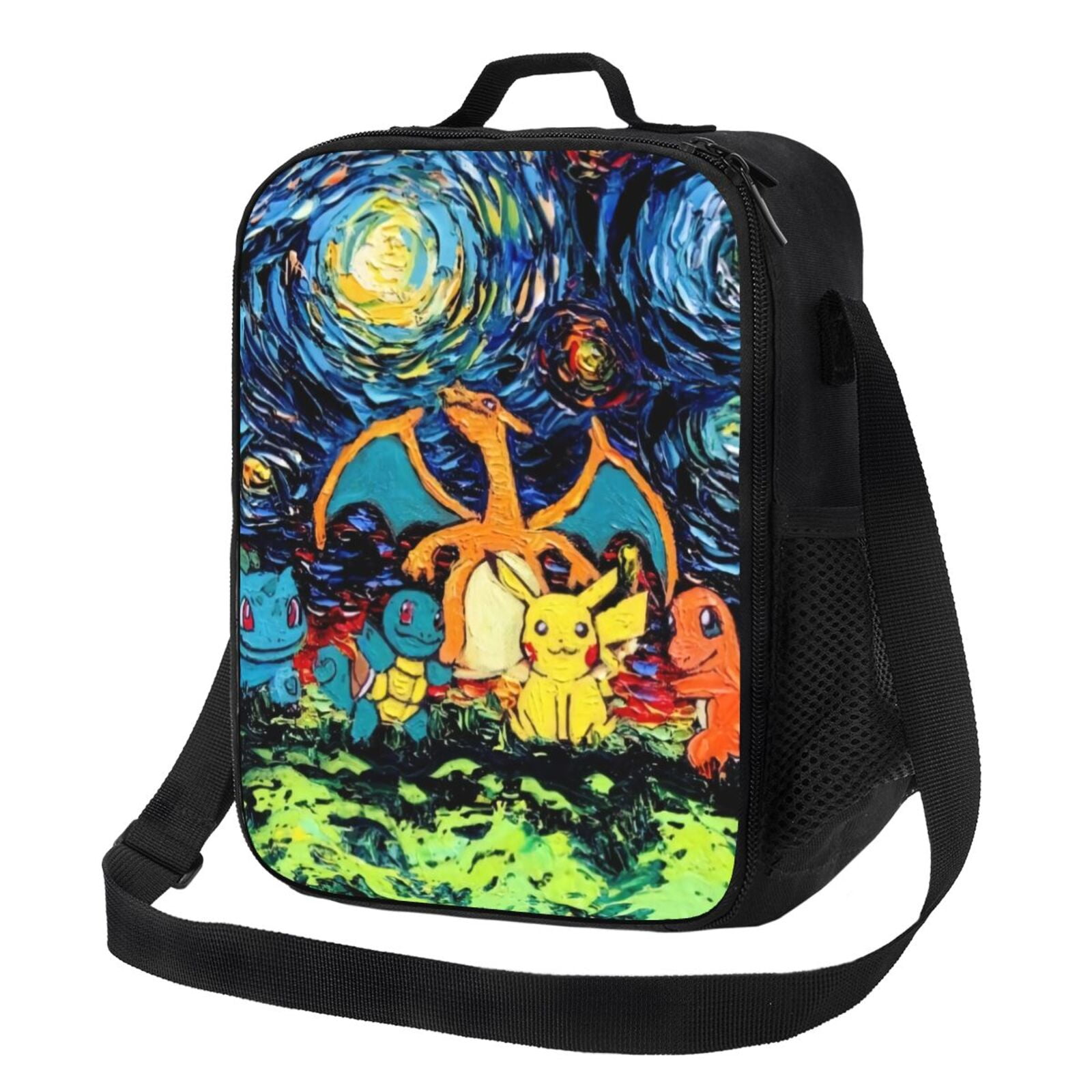 Pokémon-Eevee Charmander Squirtle Bulbasaur65 Crossbody Lunch Bag ...
