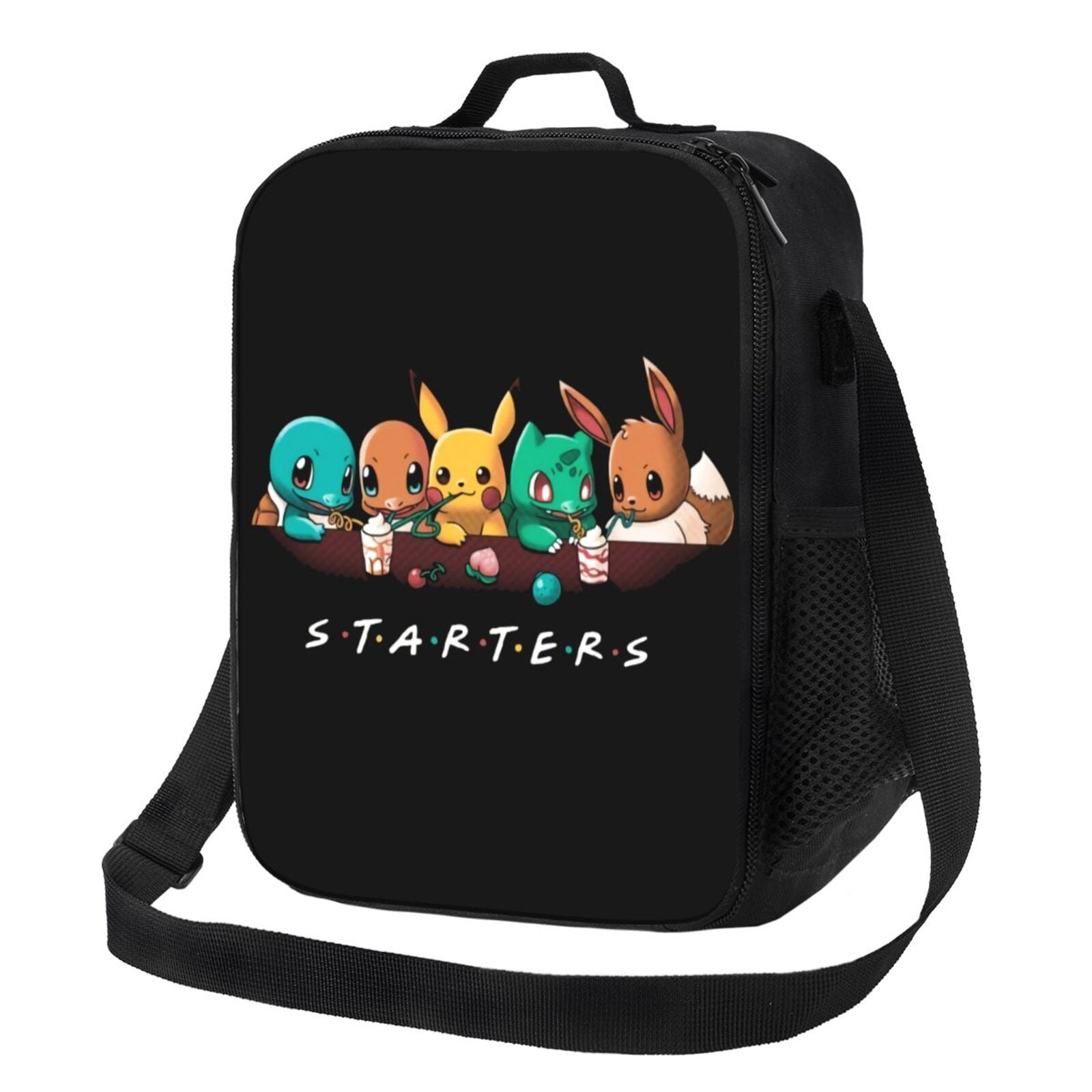 Pokémon-Eevee Charmander Squirtle Bulbasaur8 Crossbody Lunch Bag ...