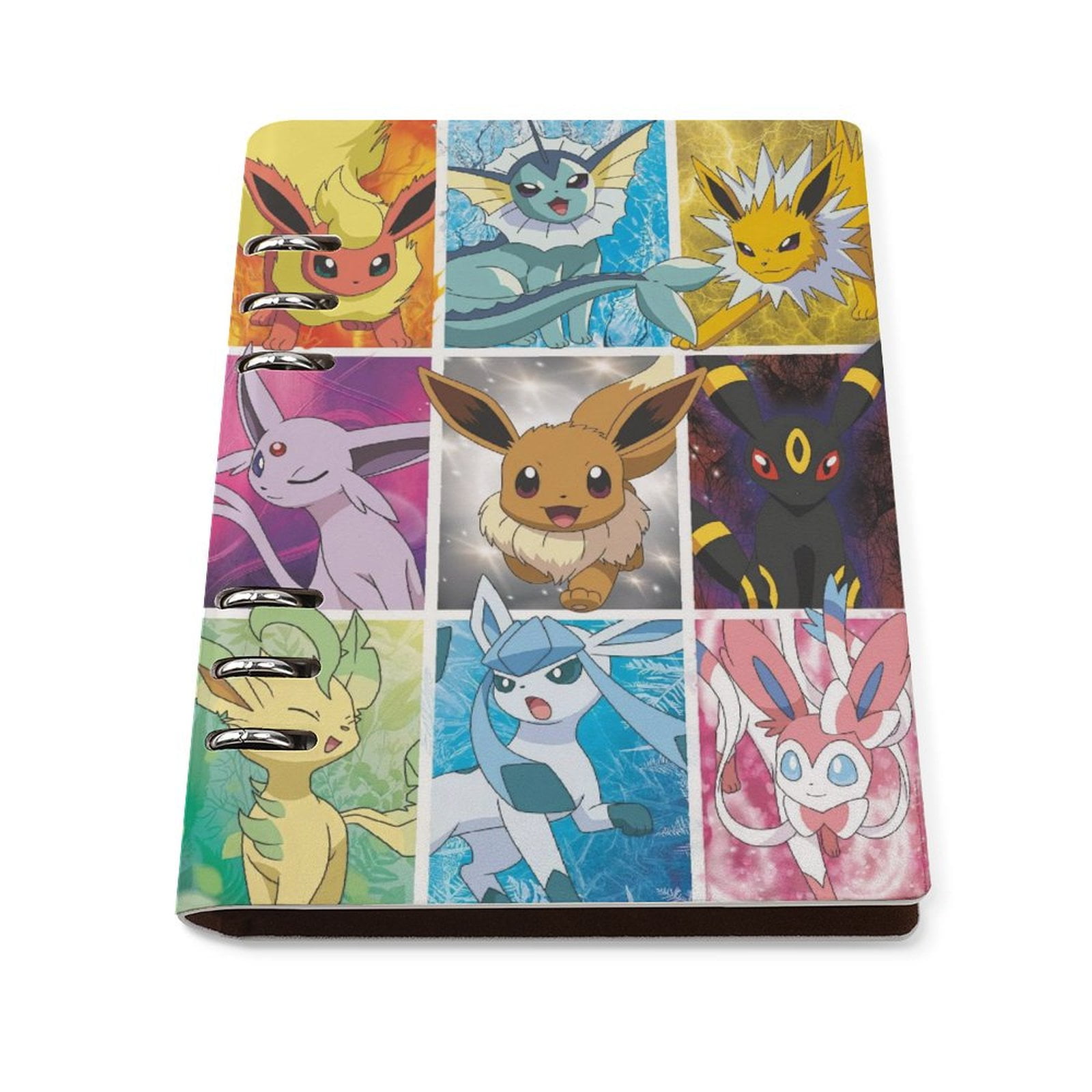 Pokémon-Eevee Evolution Jolteon Flareon Refillable Leather A5 Loose ...