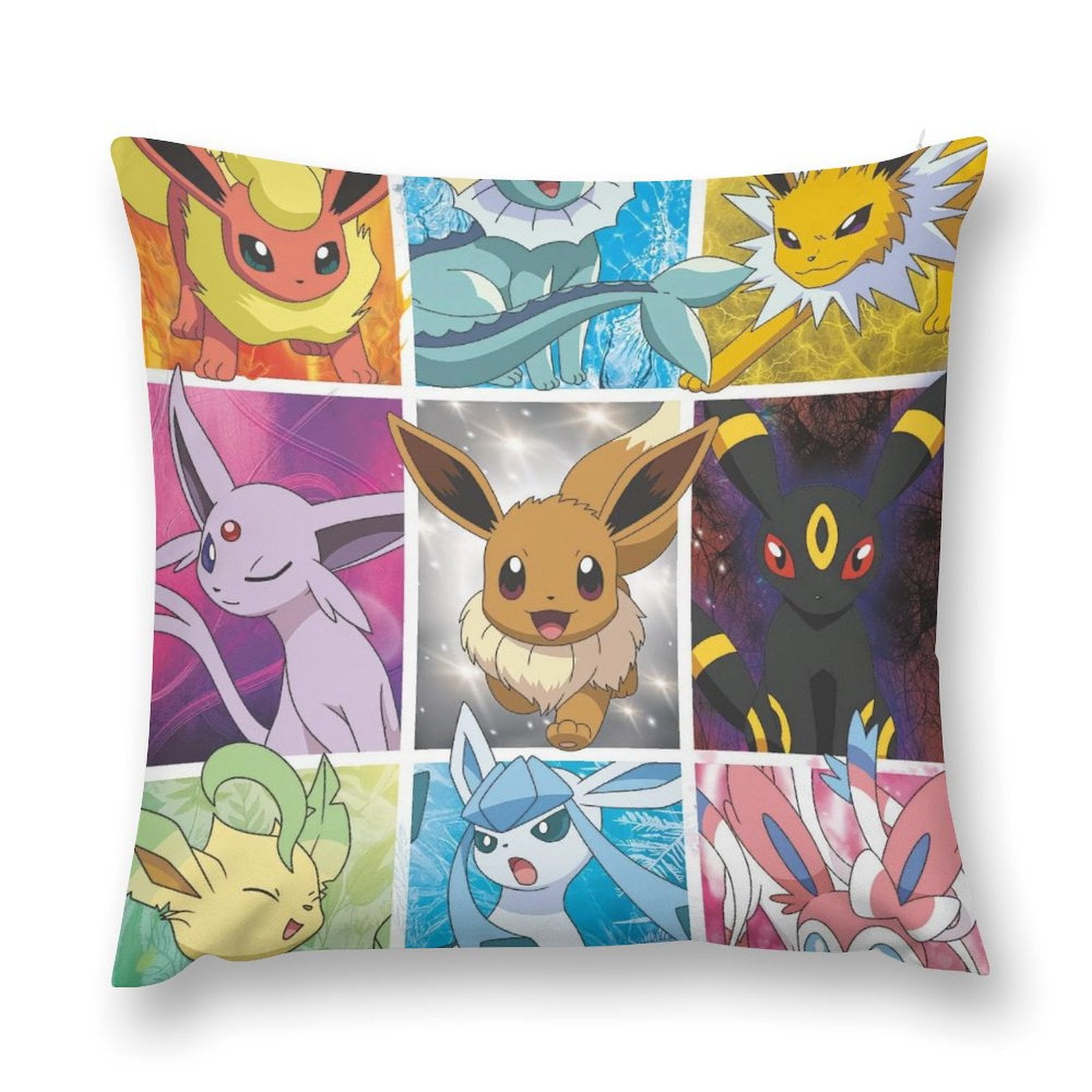 Pokémon-Eevee Evolution Jolteon Flareon Umbreon Sylveon Throw Pillow ...