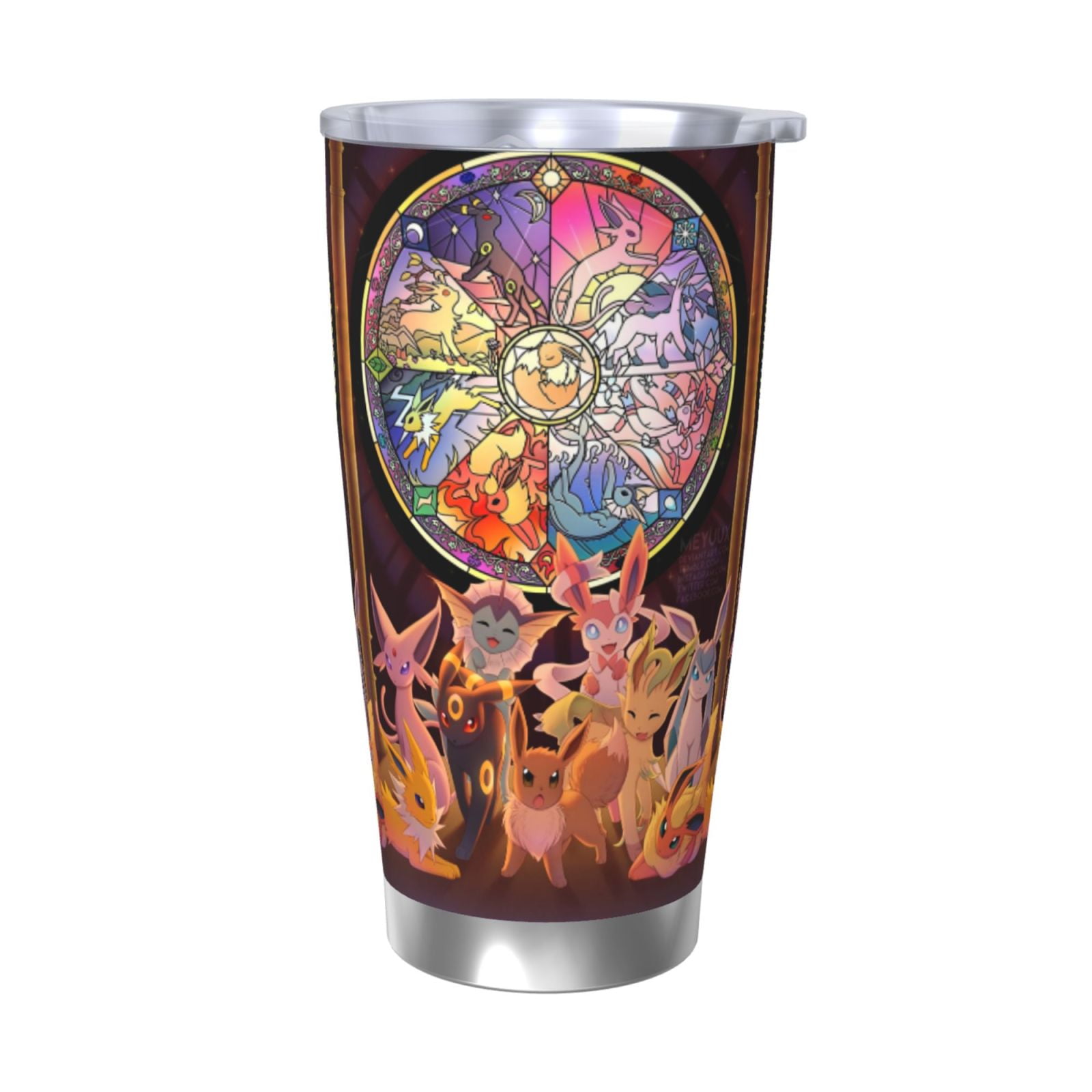 Pokémon Eevee And Ewolucion Water Bottle 20oz,Pokémon Eevee And ...