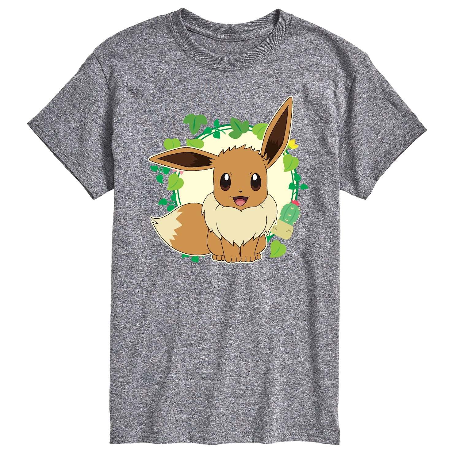 Pokémon - Eevee Leaves - Men's Short Sleeve Graphic T-Shirt - Walmart.com