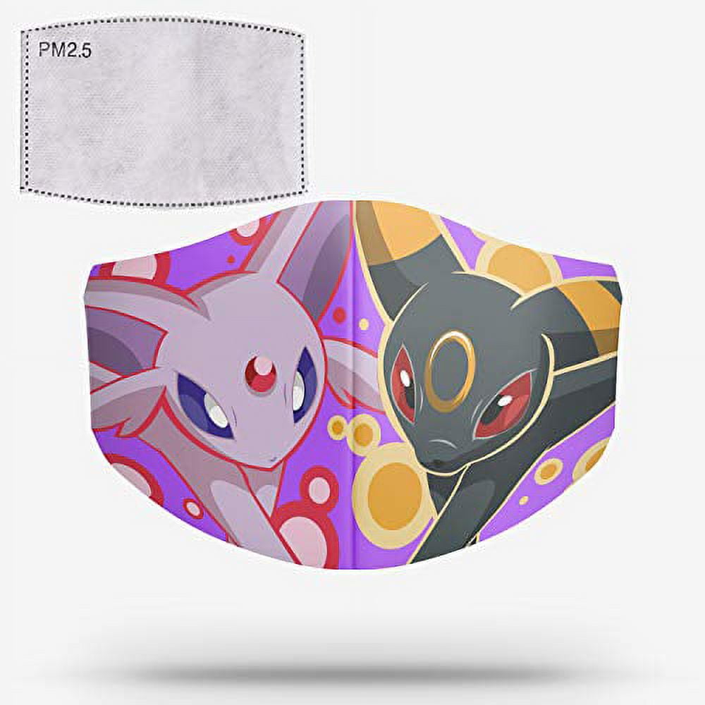 Pokémon Eevee Type Gen 2 Reusable Soft Face Mask w/ P2.5 Activated ...