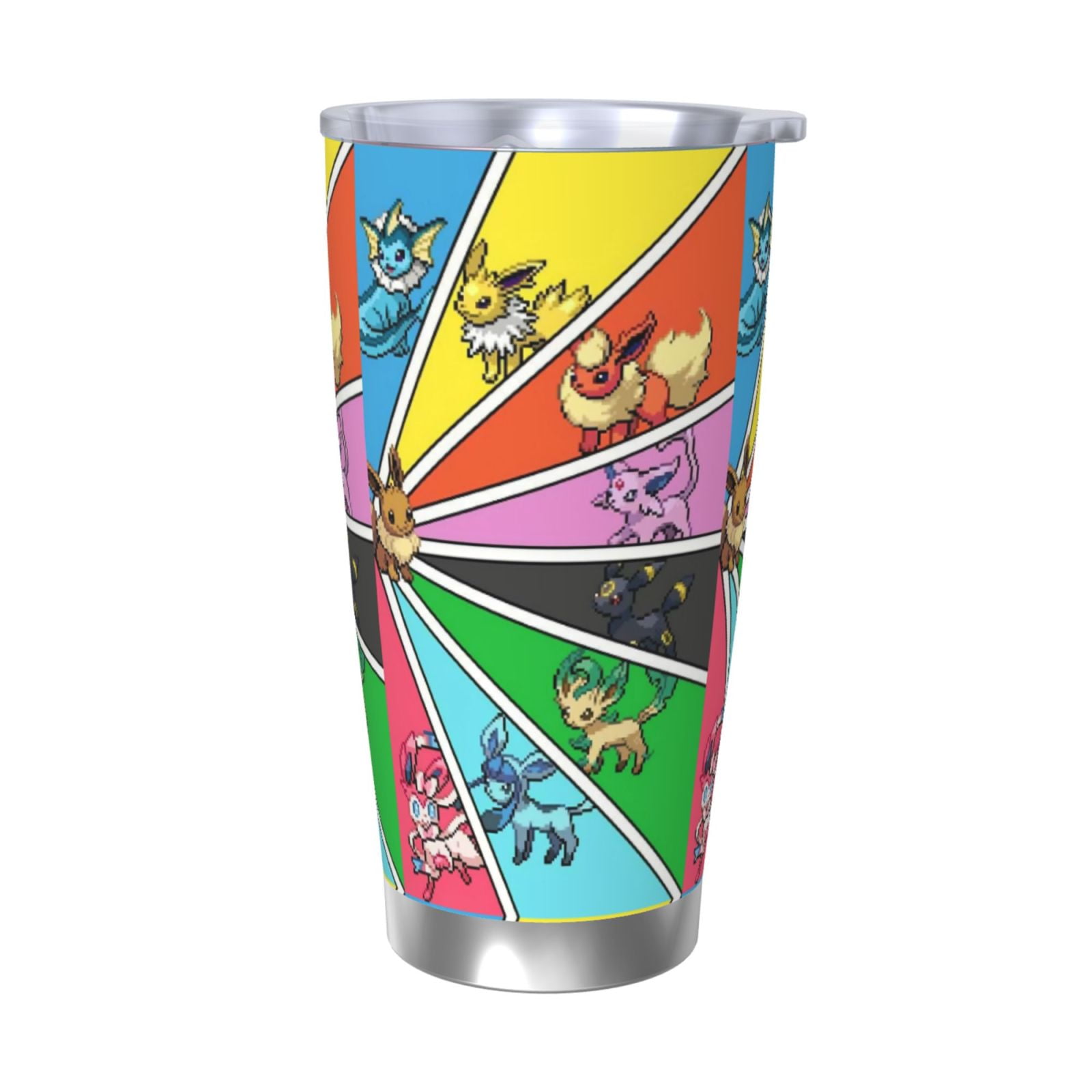 Pokémon-Eevee Vaporeon Flareon Insulated Tumblers with Lid,20 oz Travel ...