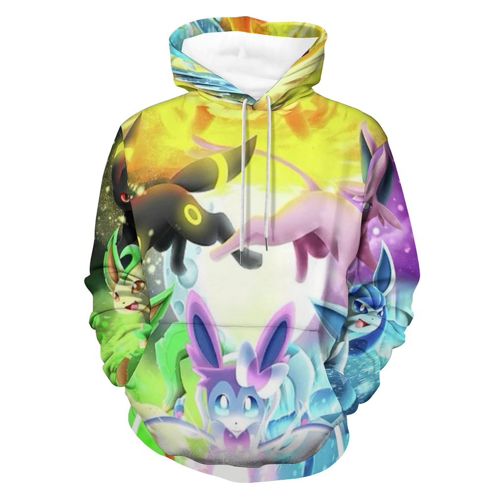 Pokémon-Eevee Vaporeon Flareon Jolteon Umbreon Espeon Leafeon Glaceon Sylveon Hooded Sweatshirt ...