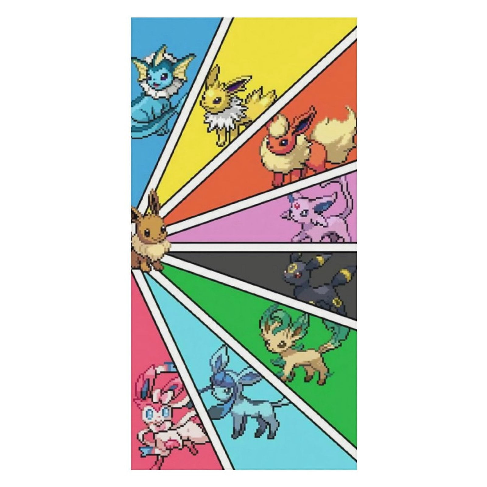 Pokémon-Eevee Vaporeon Flareon Oversized Beach Towels, Pool Towel High ...