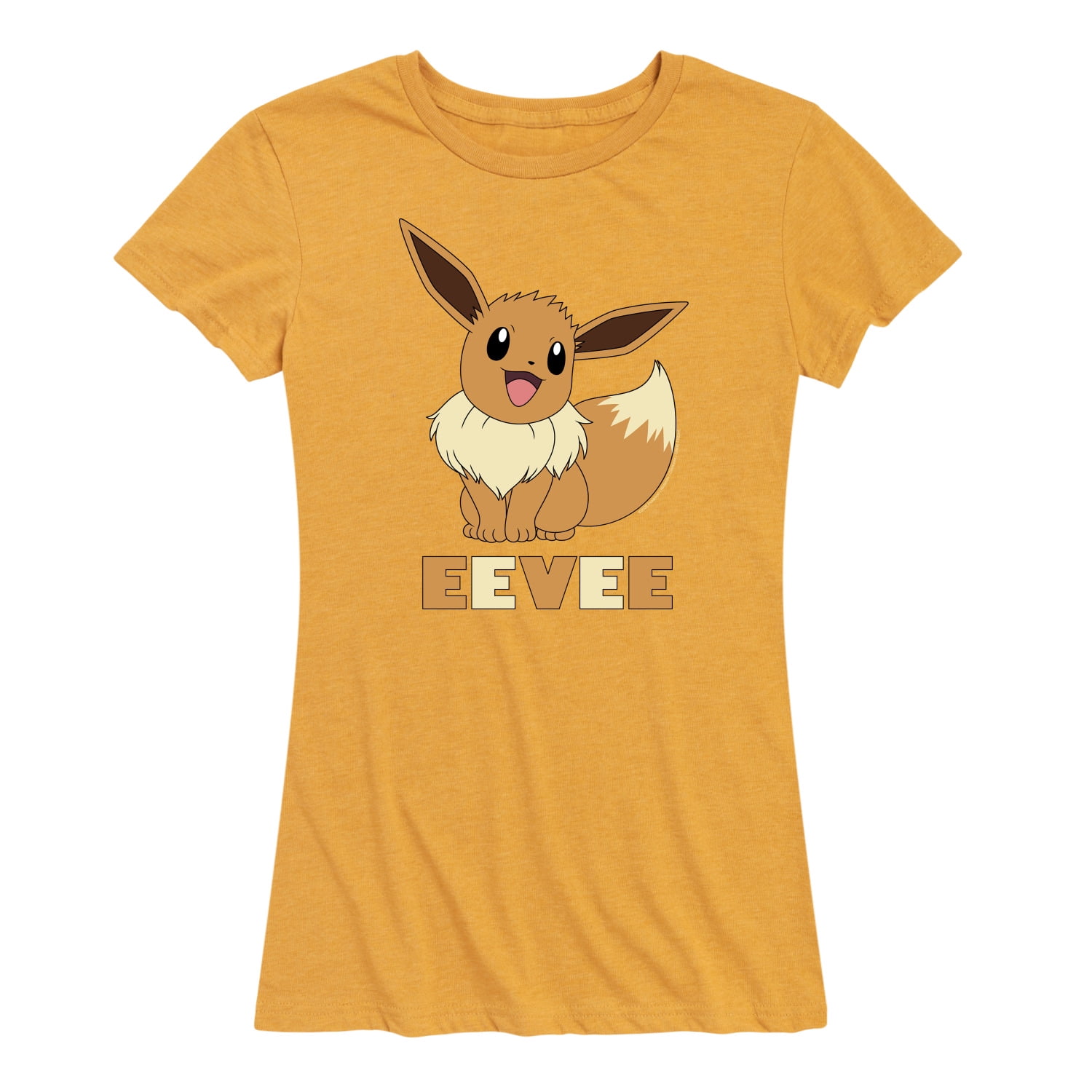 Pokémon - Eevee - Women's Short Sleeve Graphic T-Shirt - Walmart.com