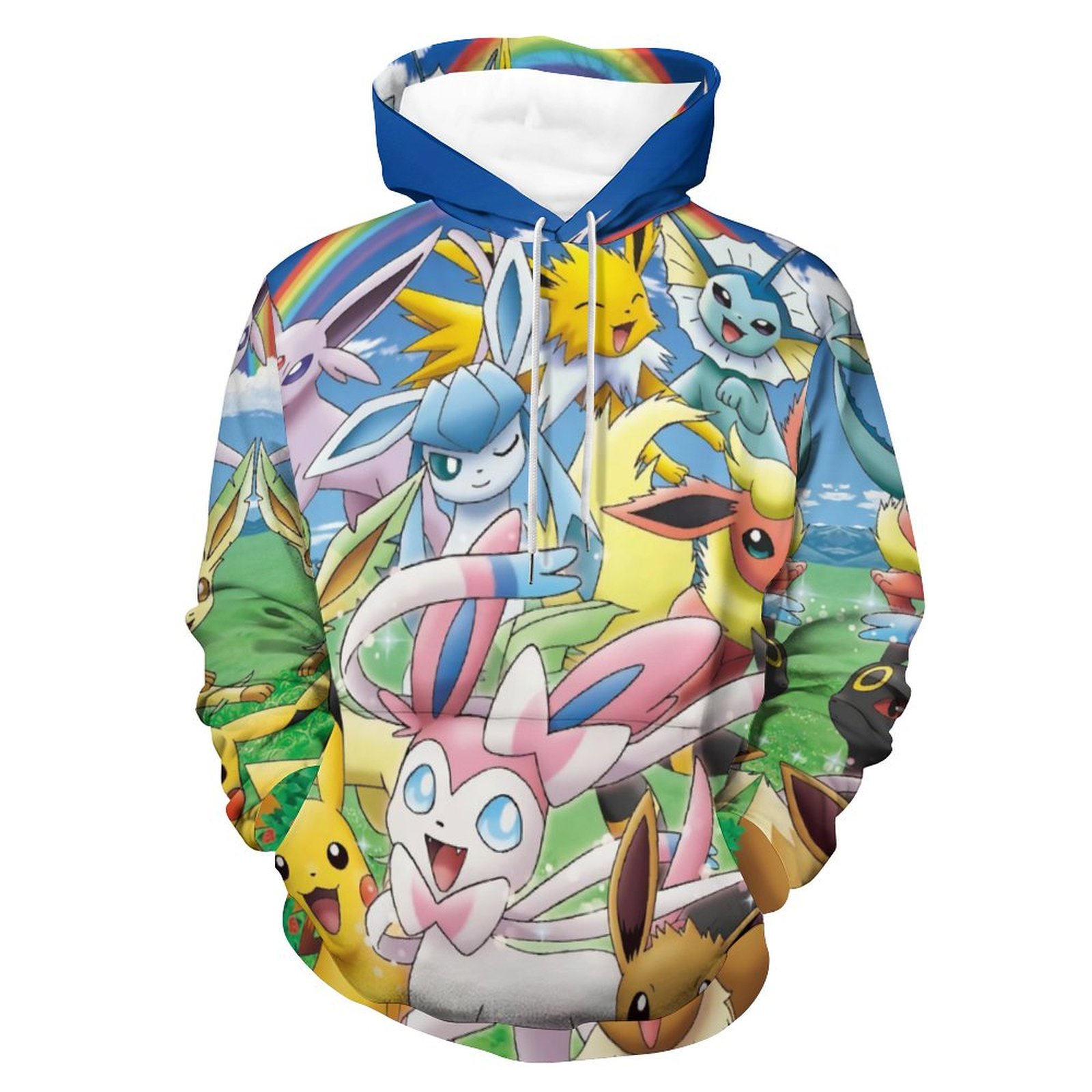 Pokémon Eevee,vaporeon,leafeon,umbreon,espeon,glaceon,flareon,jolteon Hoodies for Men Women ...