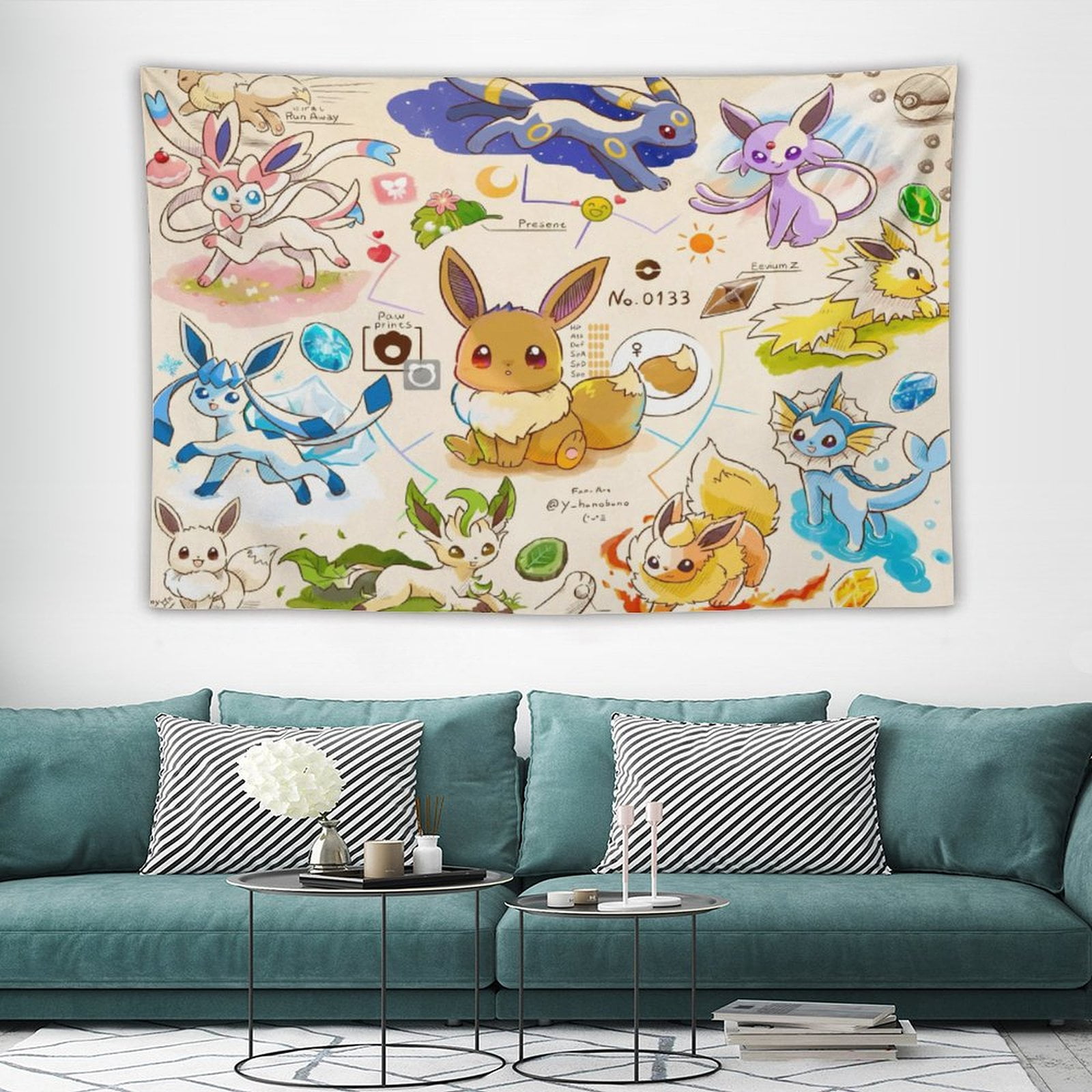 Pokémon Eevee,vaporeon,leafeon,umbreon,espeon,glaceon,flareon,jolteon ...