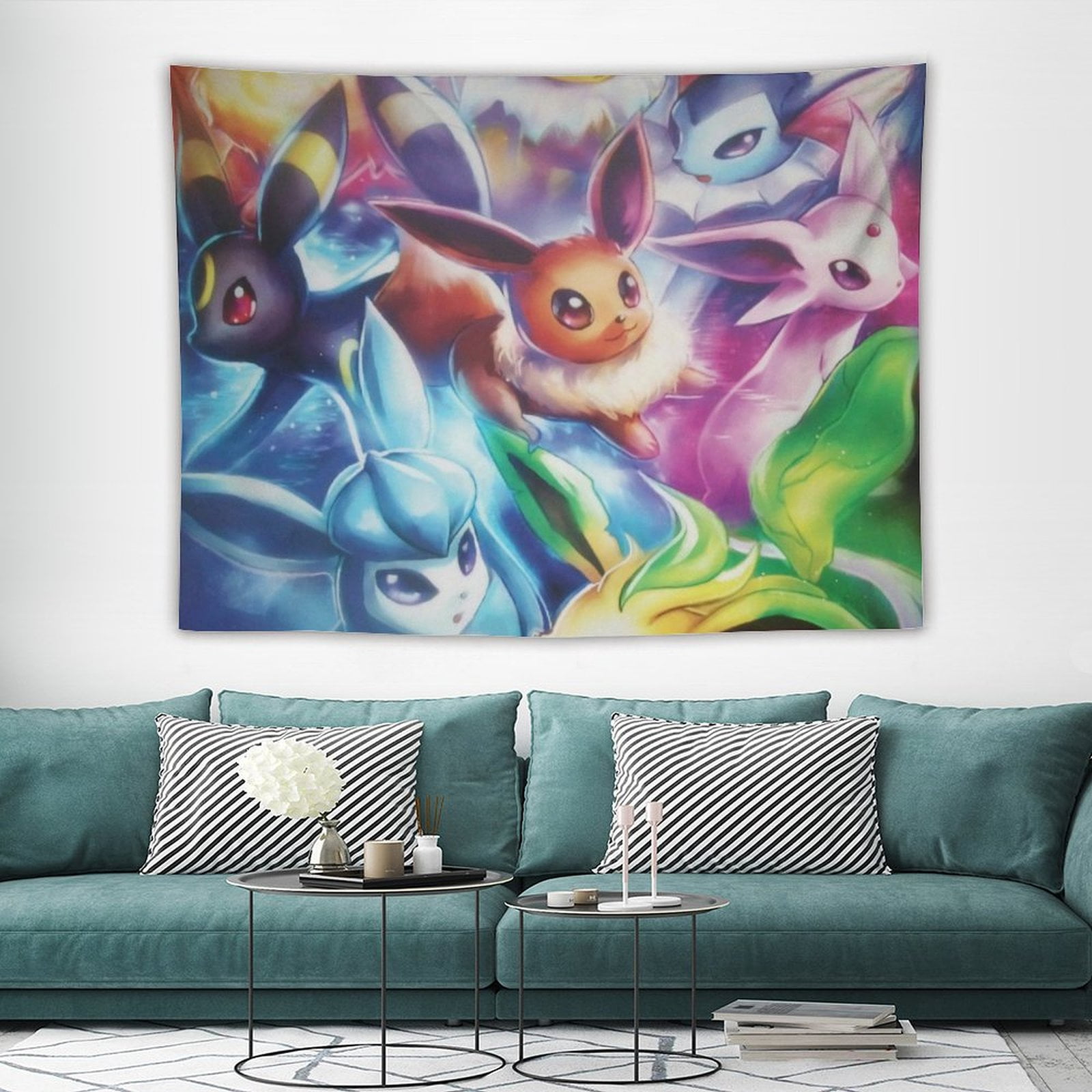 Pokémon Eevee,vaporeon,leafeon,umbreon,espeon,glaceon,flareon,jolteon Tapestry,Pokémon Eevee ...