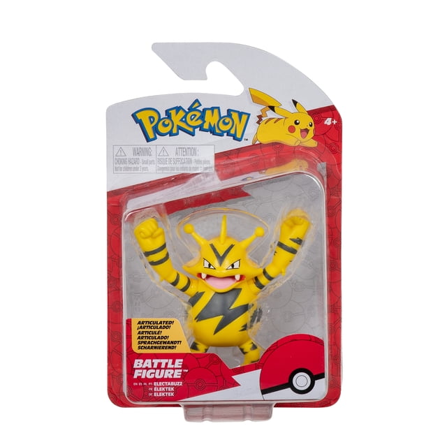 Pokémon Action Figure - Electabuzz Battle - 3-Inch Articulated with ...