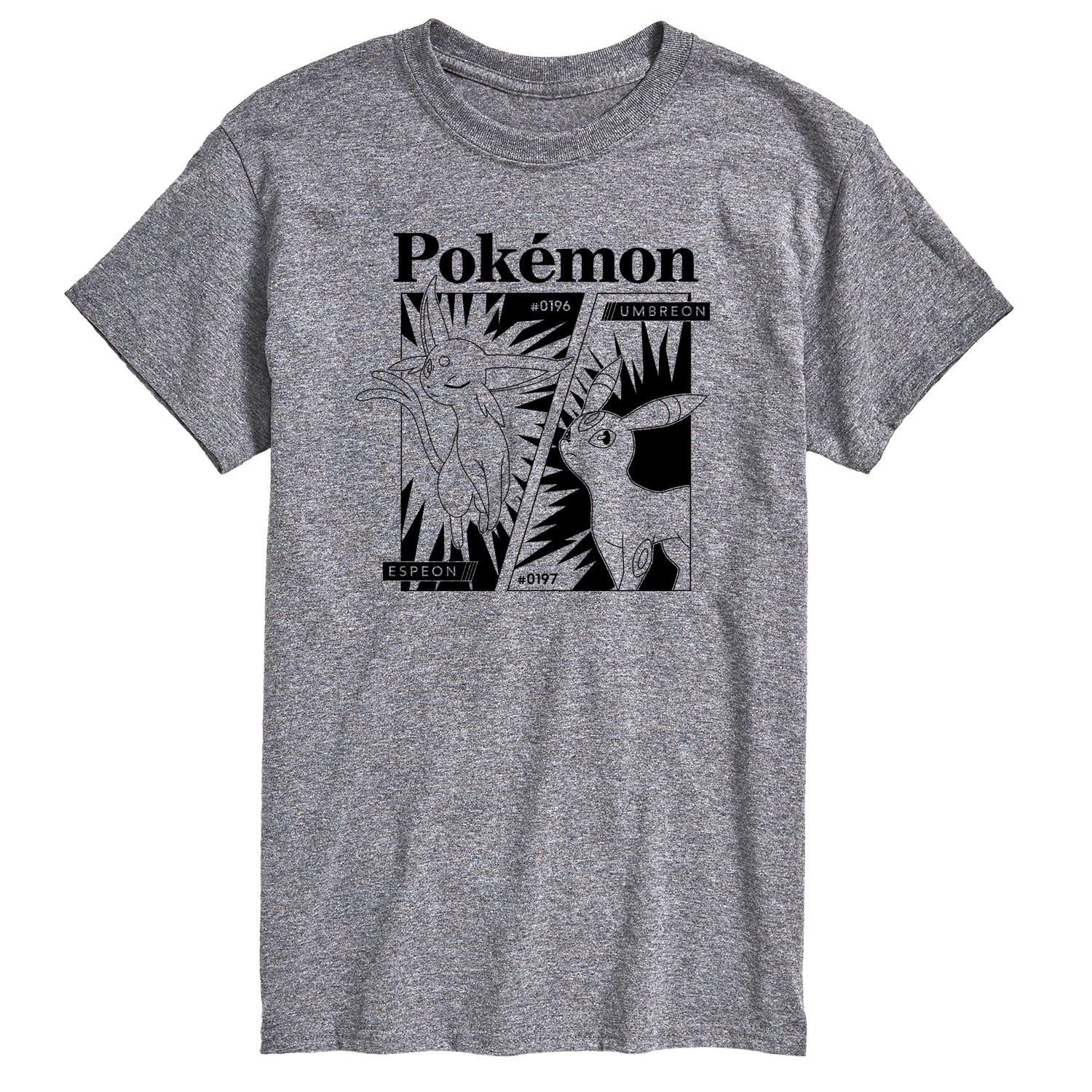 Pokémon - Espeon Umbreon Comic - Men's Short Sleeve Graphic T-Shirt ...