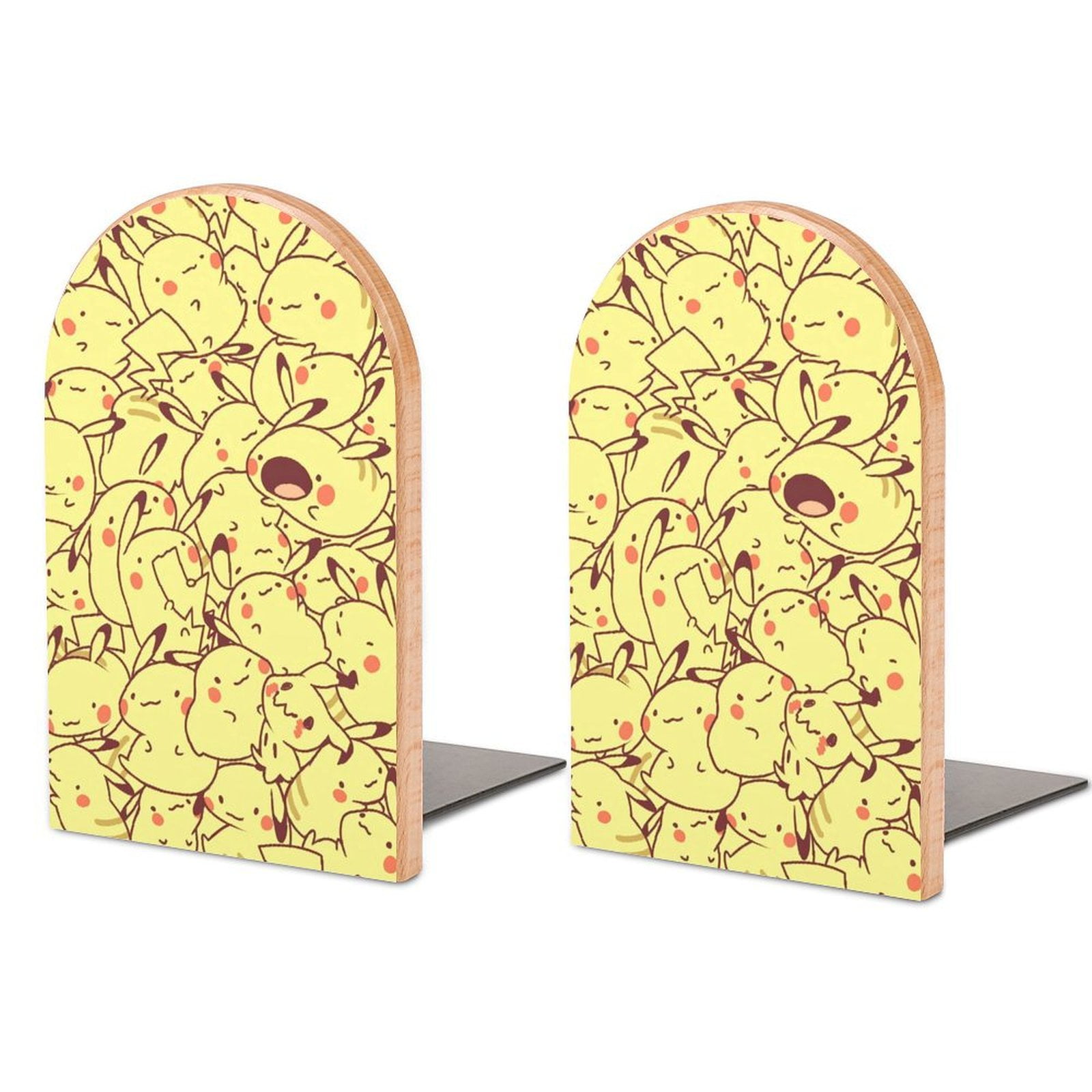 Pokémon Face Book Ends,BookEnds Supports for Bookrack Desk,Bookend are ...