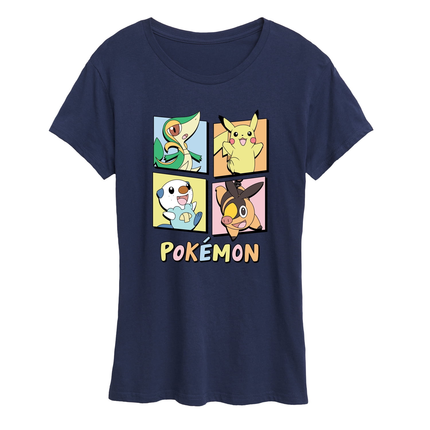 Pokémon - Gen 5 Character Grid - Women's Short Sleeve Graphic T-Shirt ...