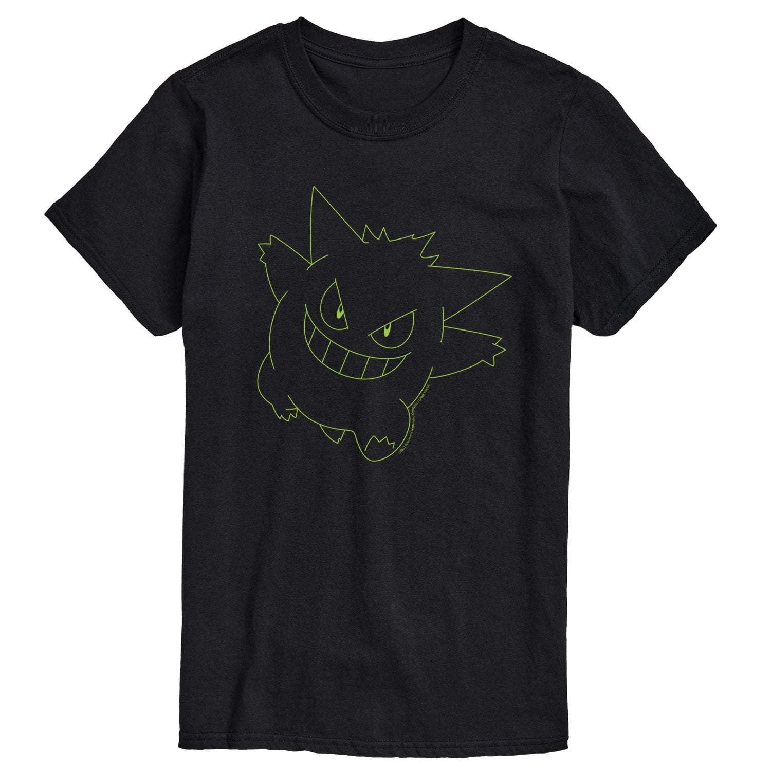 Pokémon - Gengar Big Face - Men's Short Sleeve Graphic T-Shirt ...