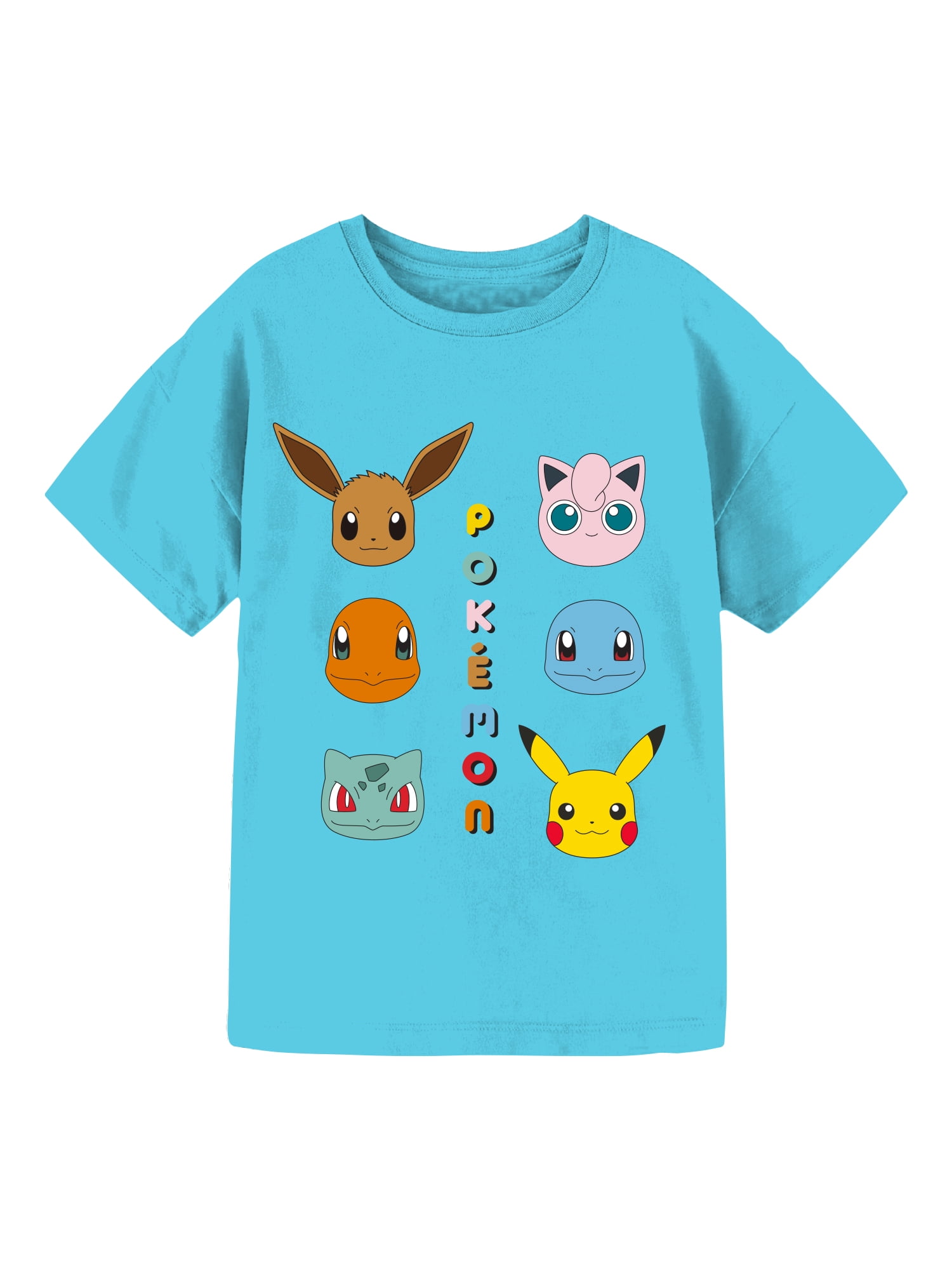 Pokémon Girls Short Sleeve Graphic T-Shirt, Sizes 4-16 - Walmart.com