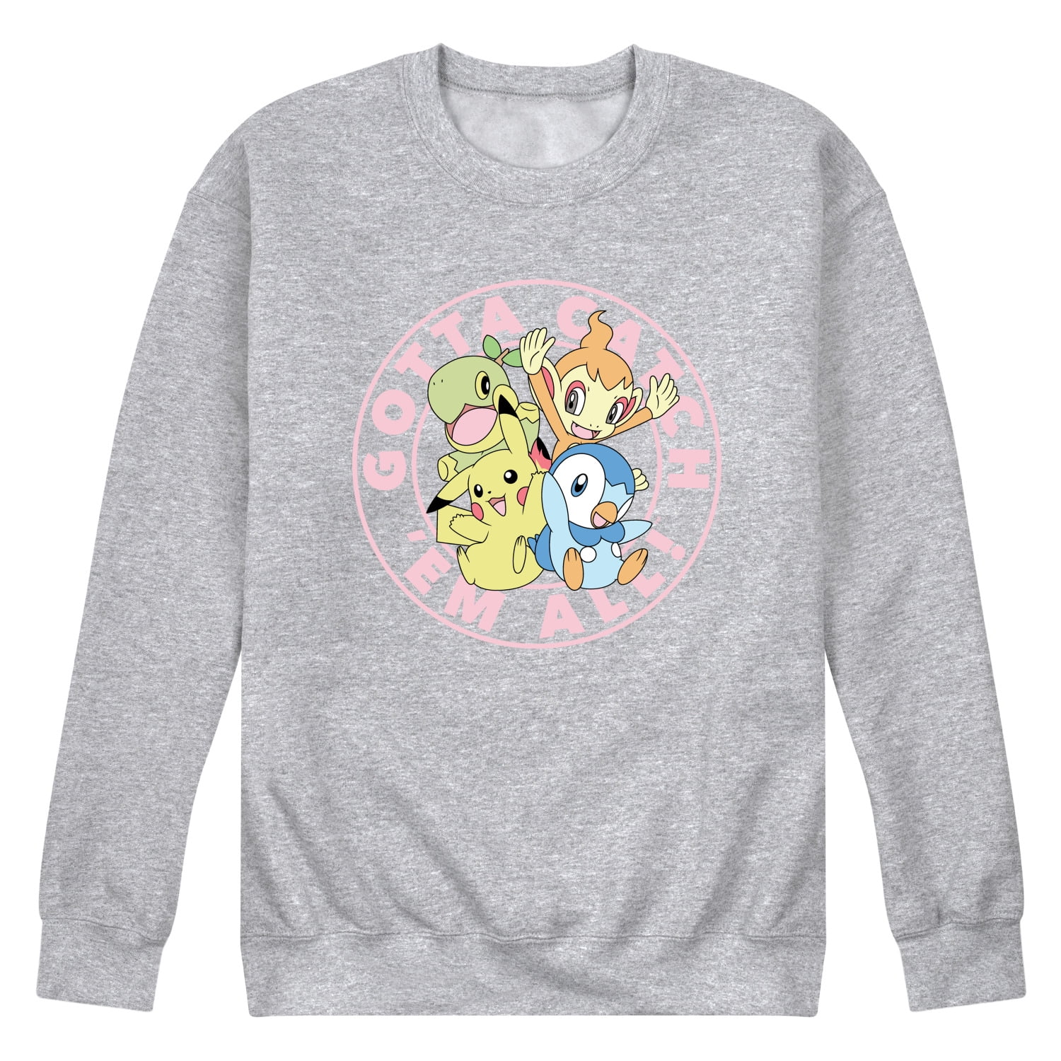 Pokémon - Gotta Catch Em All - Men's Crew Fleece Sweatshirt - Walmart.com