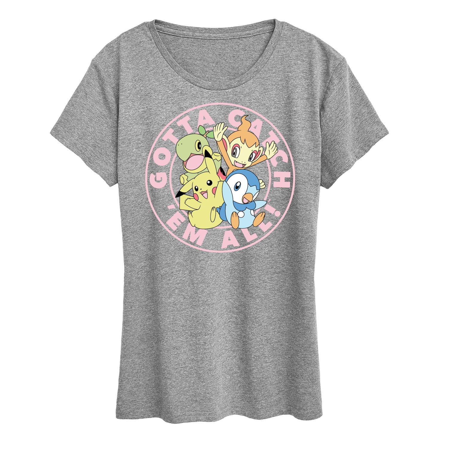 Pokémon - Gotta Catch Em All Pastel - Women's Short Sleeve Graphic T ...