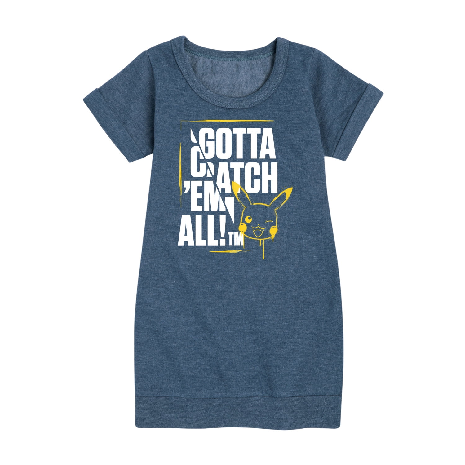 Pokémon - Gotta Catch Em All - Youth Girls Fleece Dress - Walmart.com
