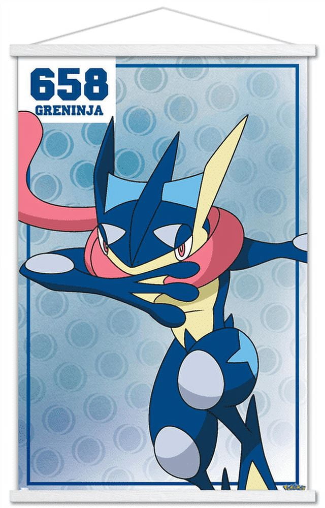 Pokémon - Greninja 658 Wall Poster with Magnetic Frame, 22.375" x 34" - Walmart.com
