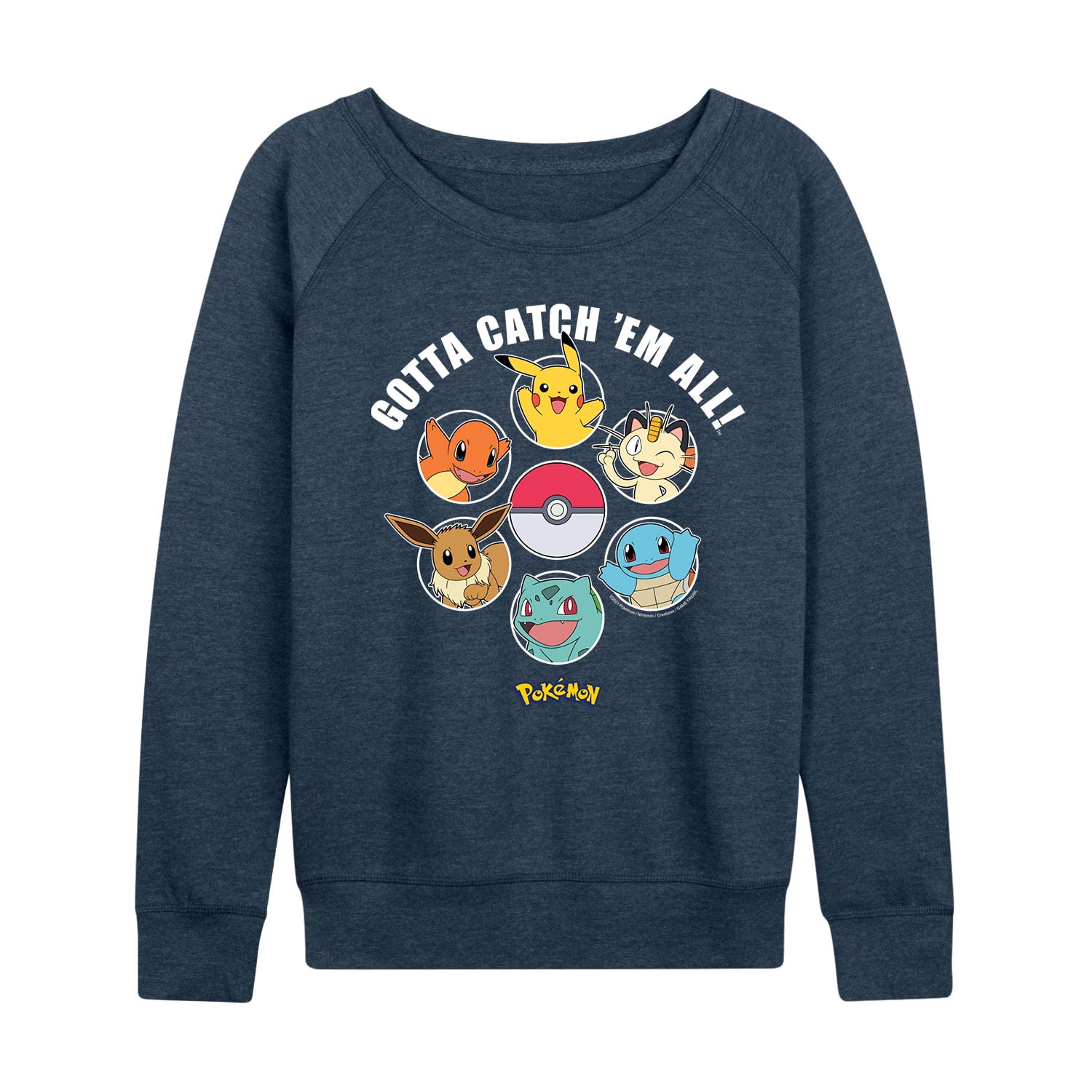 Pokémon - Group Gotta Catch Em All - Women's Lightweight French Terry ...