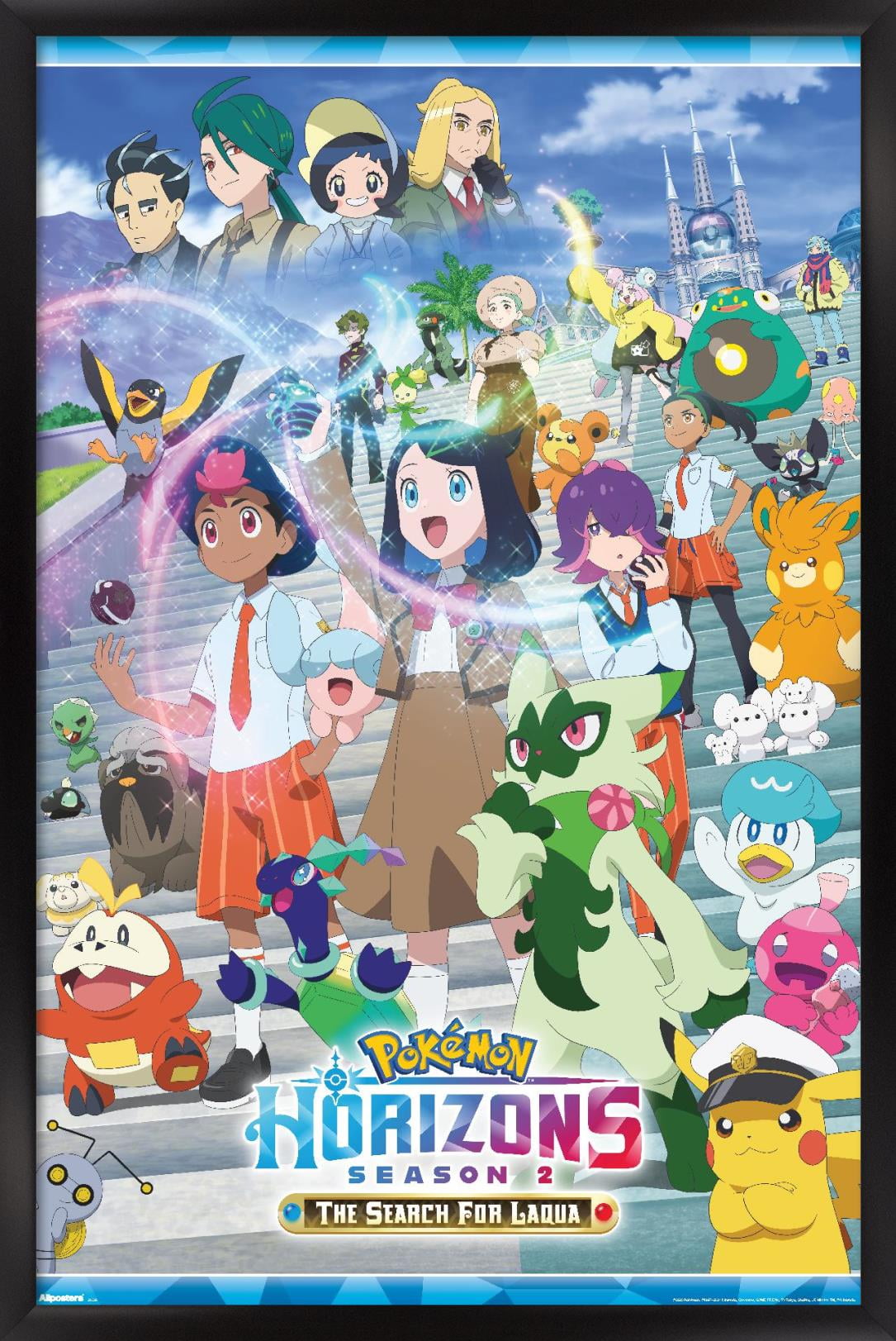 Pokémon Horizons: Season 2 - Key Art Wall Poster, 14.725" x 22.375 ...