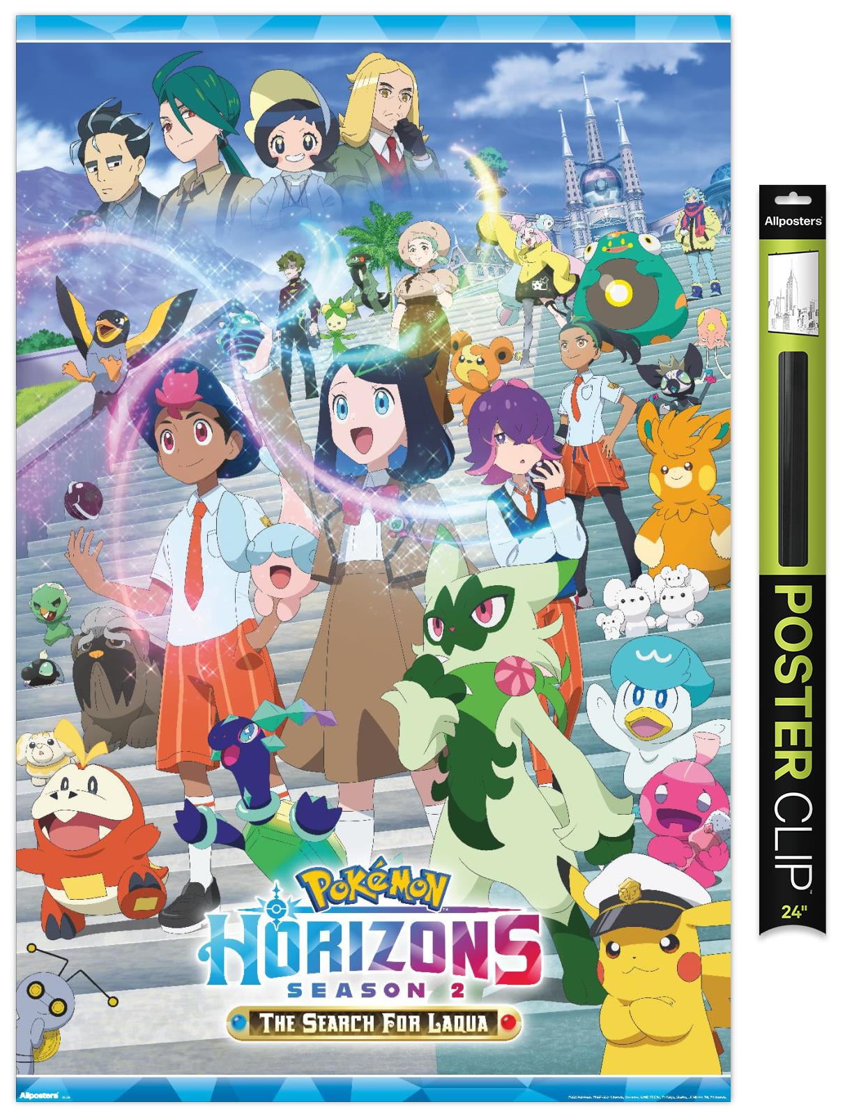 Pokémon Horizons: Season 2 - Key Art Wall Poster, 22.375" x 34 ...