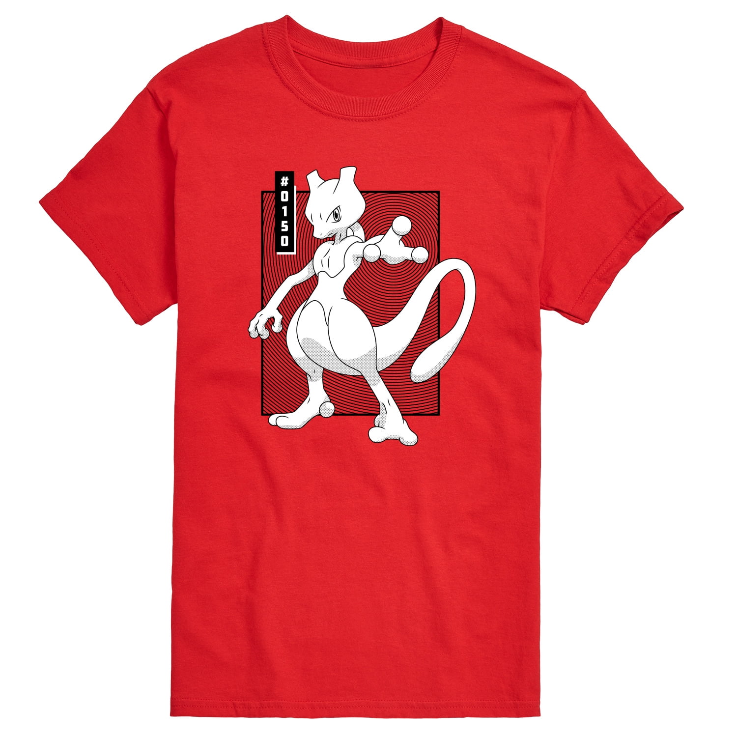 Pokémon - July Mewtwo Manga - Men's Short Sleeve Graphic T-Shirt ...
