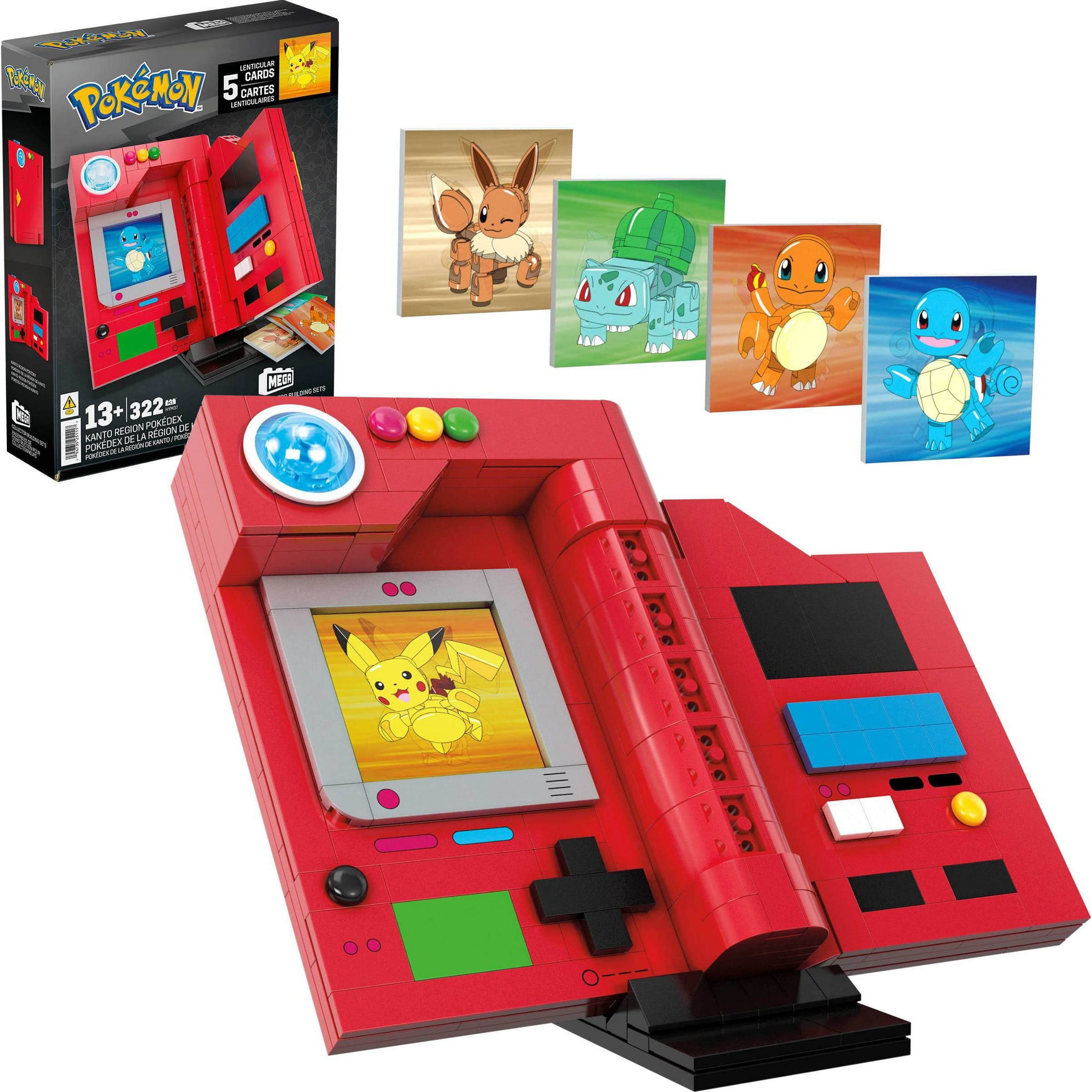 Pokémon Kanto Region Pokédex Building Kit (322Pieces) for Collectors ...