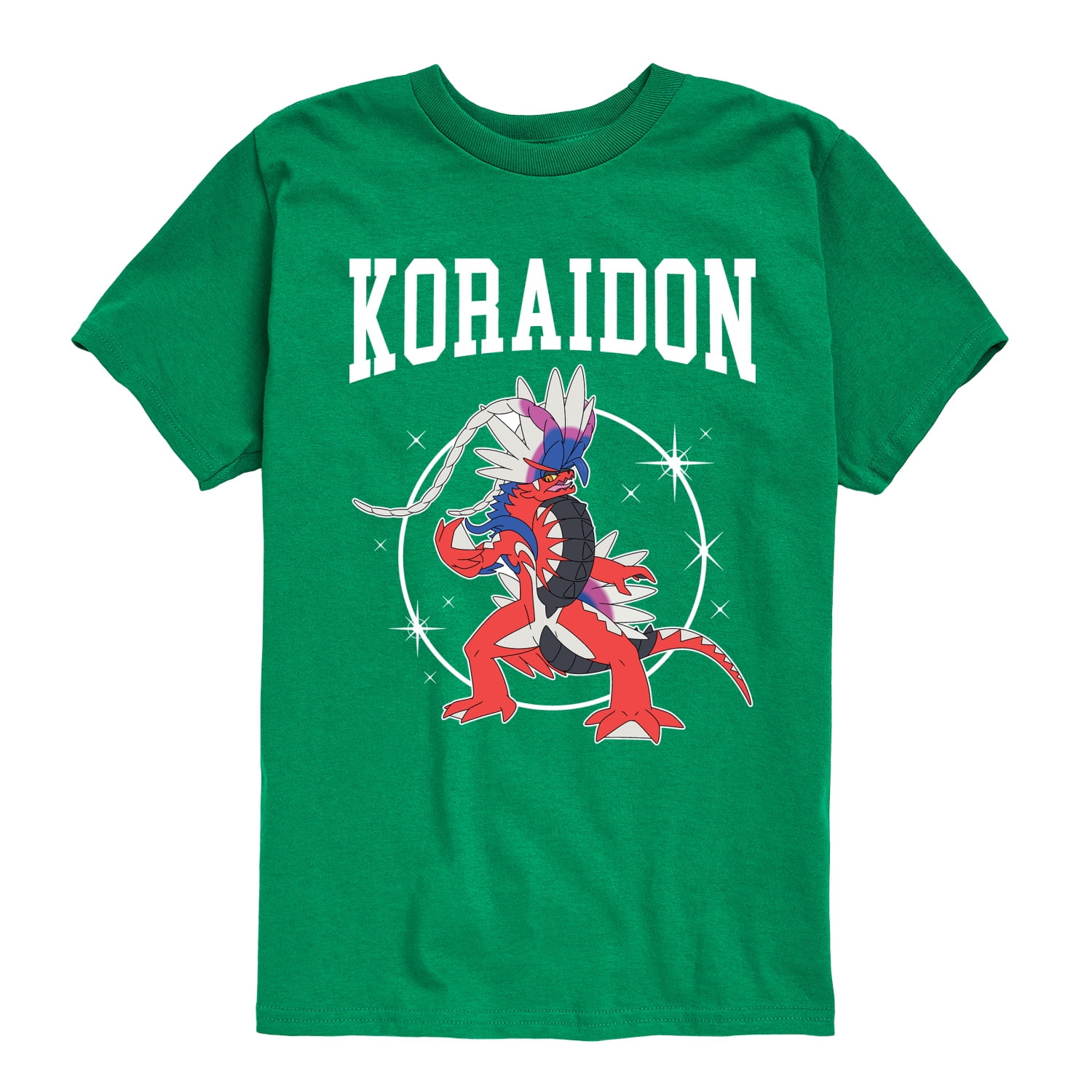 Pokémon - Koraidon Collegiate - Youth Short Sleeve Graphic T-Shirt ...