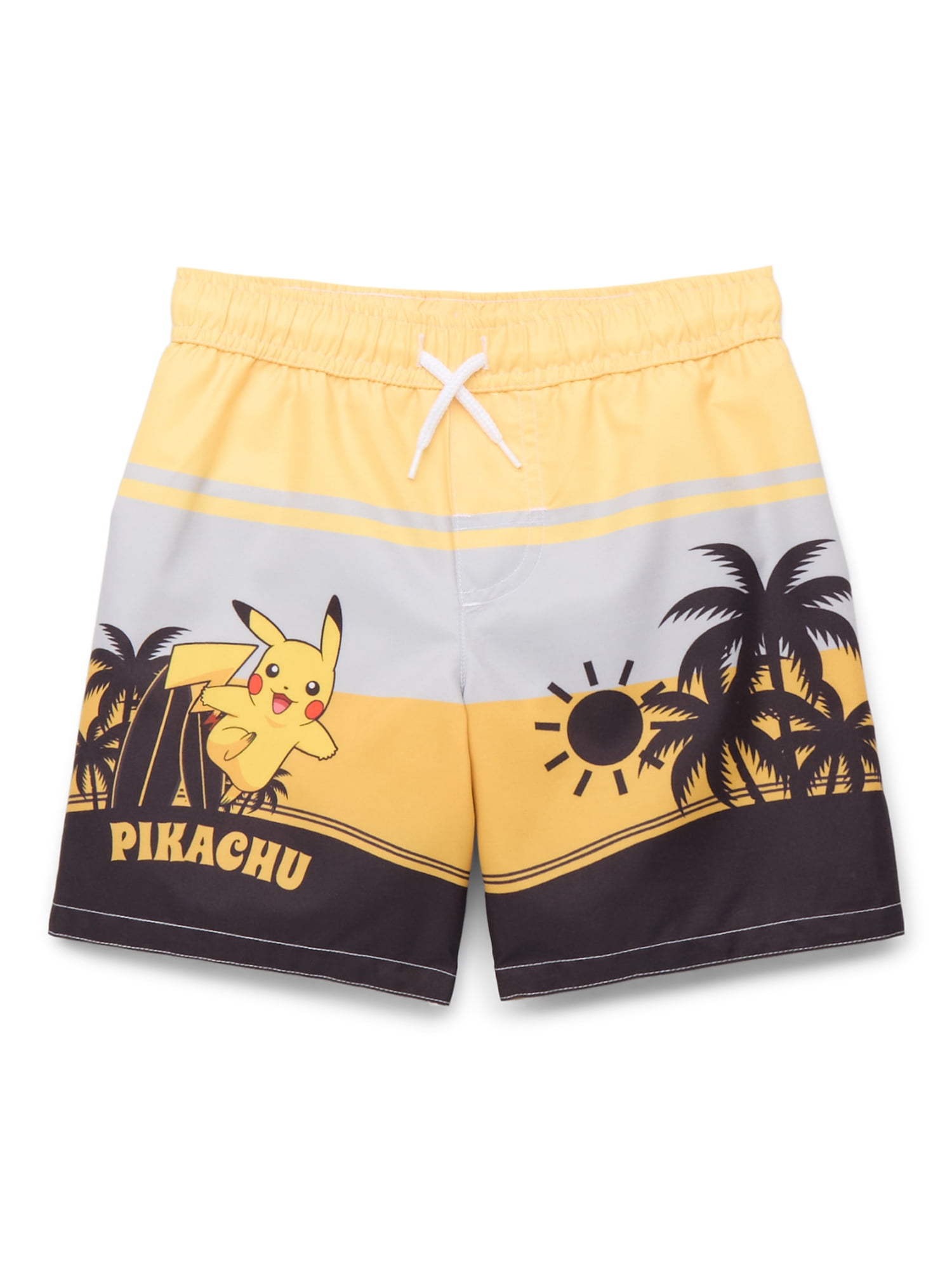 Pokémon Boys Pikachu Swim Trunks with UPF50+, Sizes 4-16 - Walmart.com