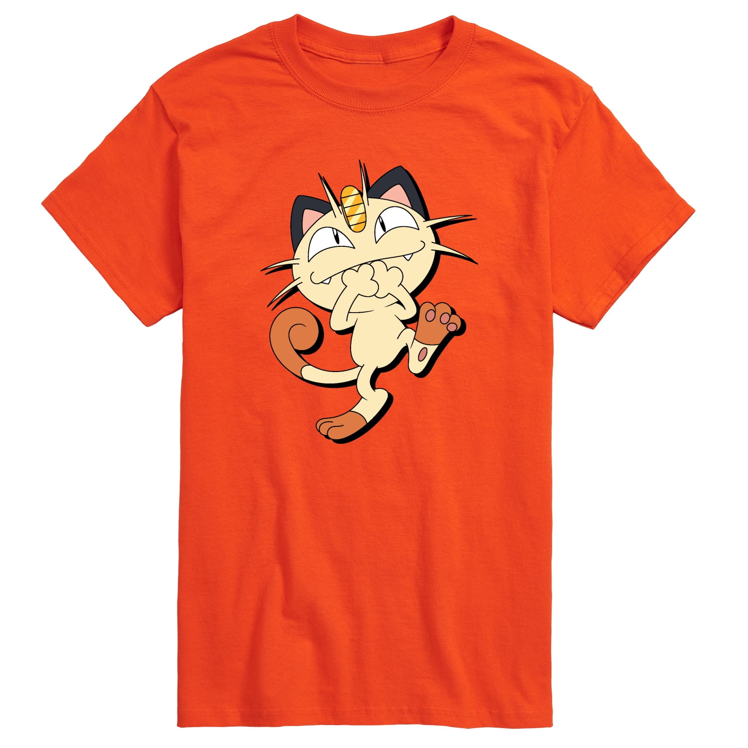 Pokémon - Meowth Shadow - Men's Short Sleeve Graphic T-Shirt - Walmart.com