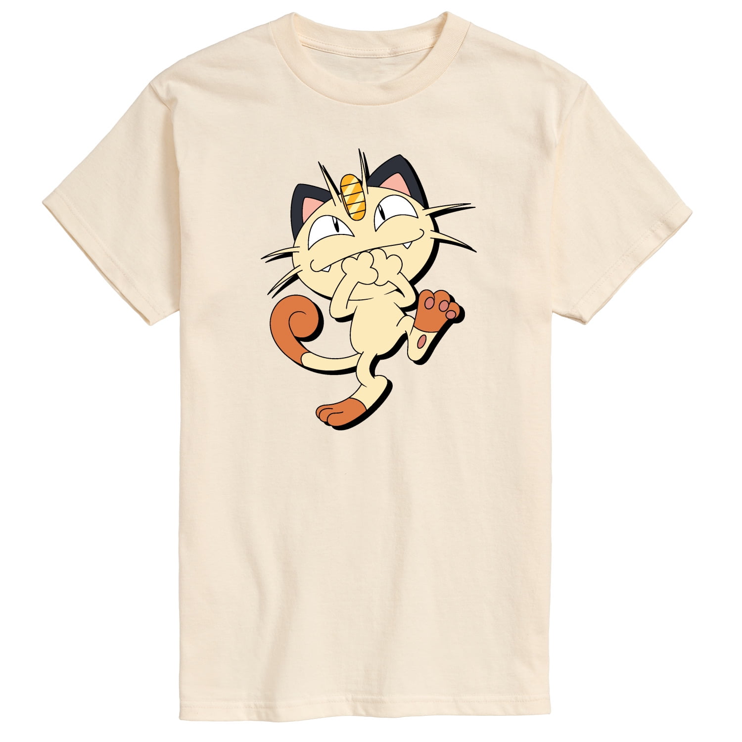 Pokémon - Meowth Shadow - Men's Short Sleeve Graphic T-Shirt - Walmart.com