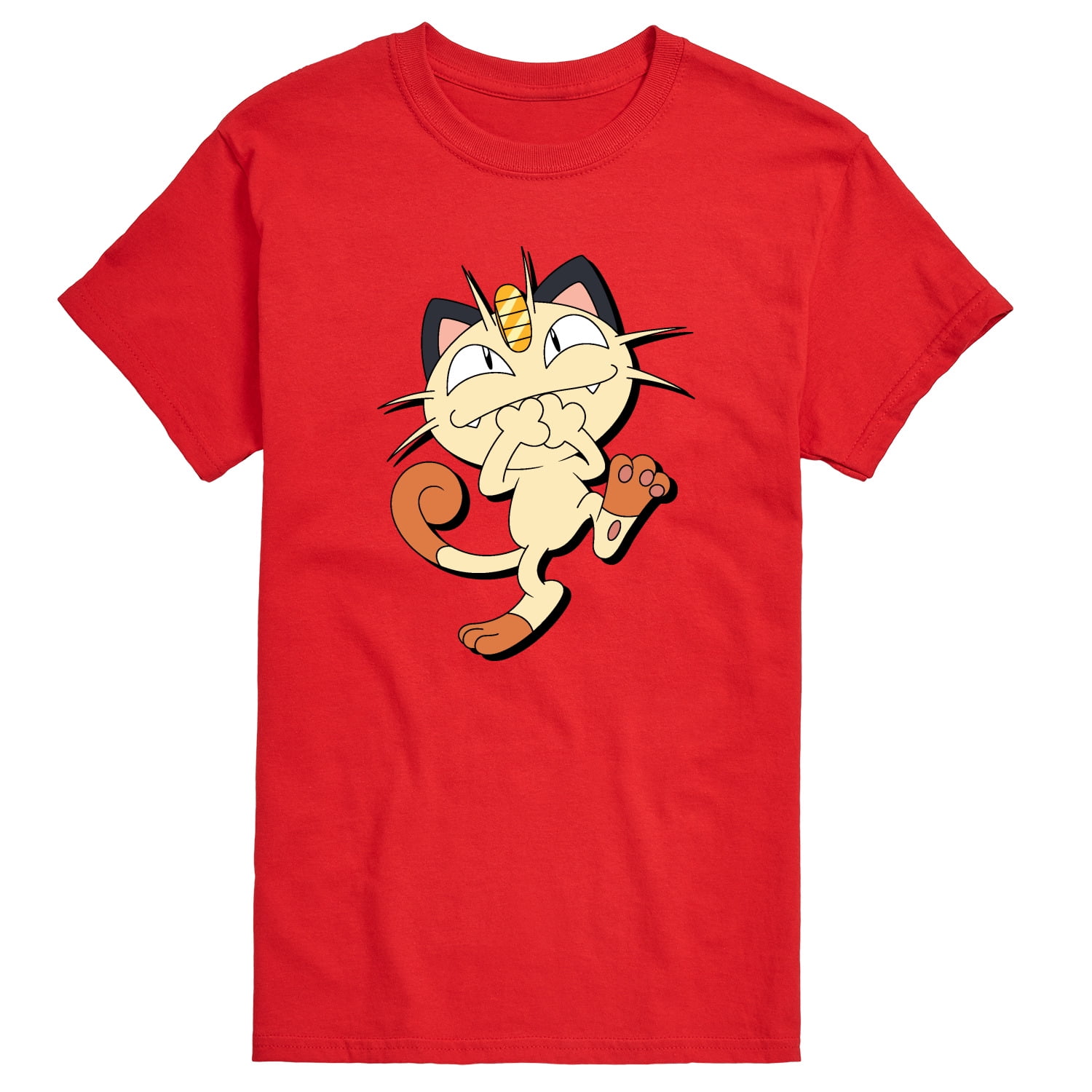 Pokémon - Meowth Shadow - Men's Short Sleeve Graphic T-Shirt - Walmart.com