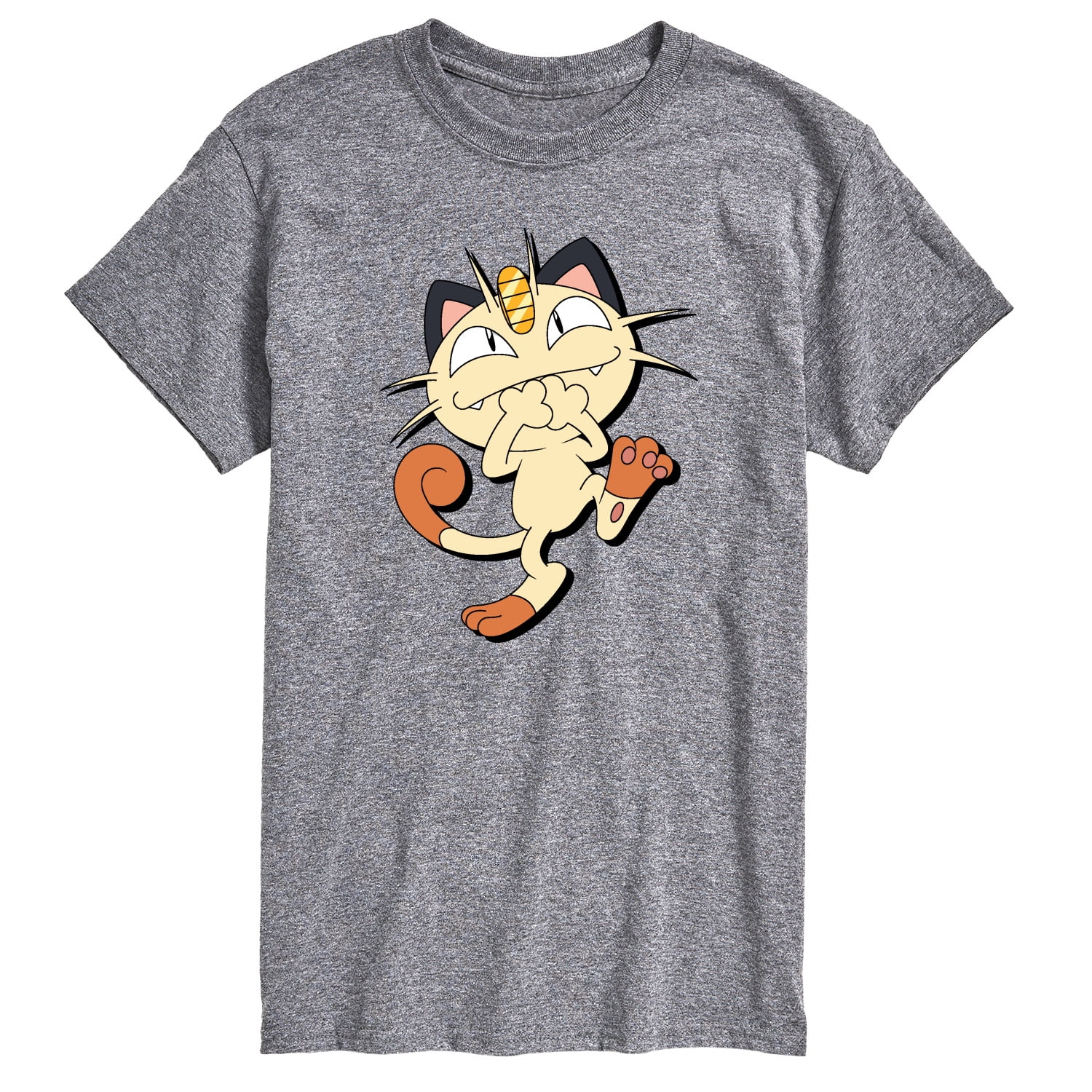 Pokémon - Meowth Shadow - Men's Short Sleeve Graphic T-Shirt - Walmart.com