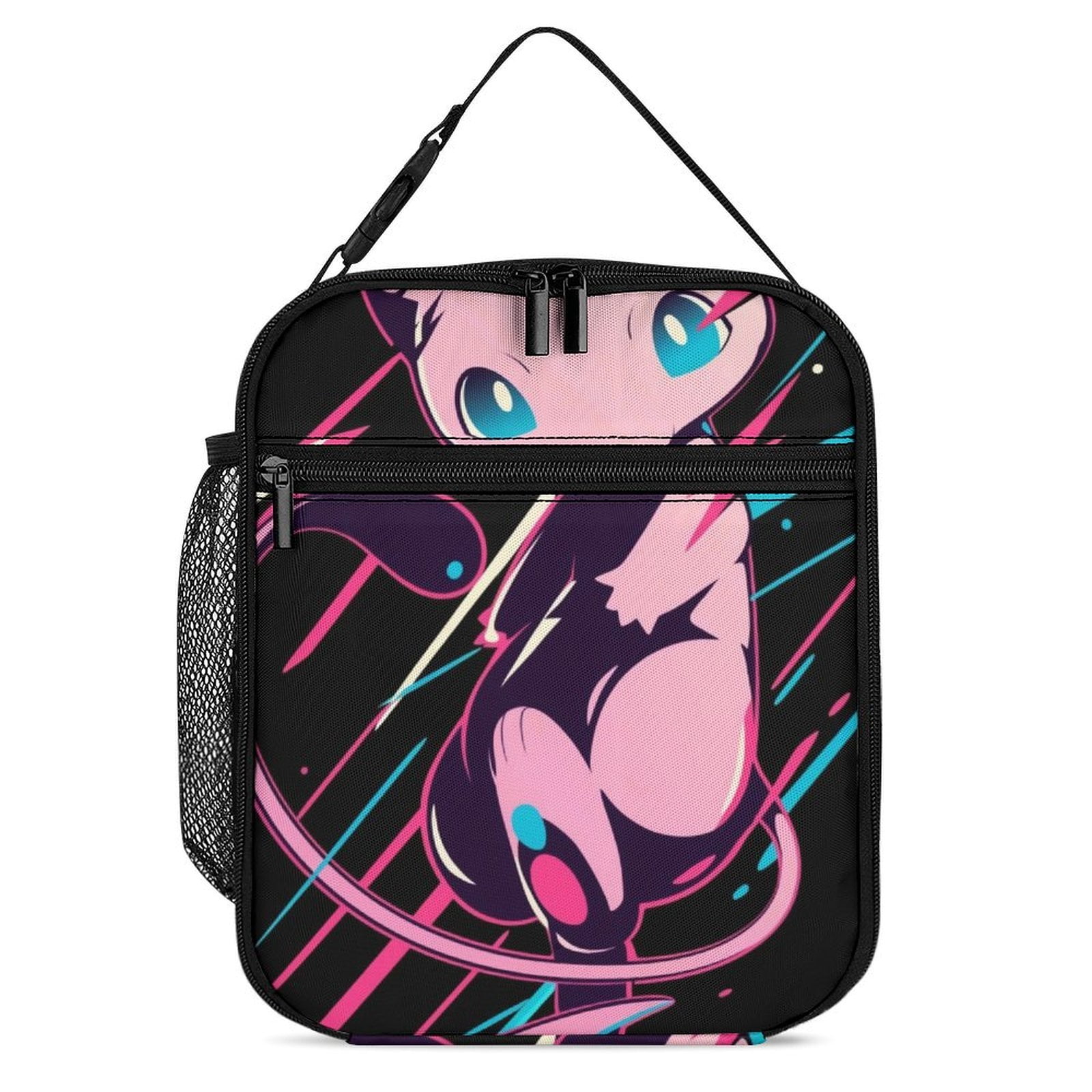 Pokémon Mew Custom Text Lunch Bag With Satchel Shoulder Strap ...