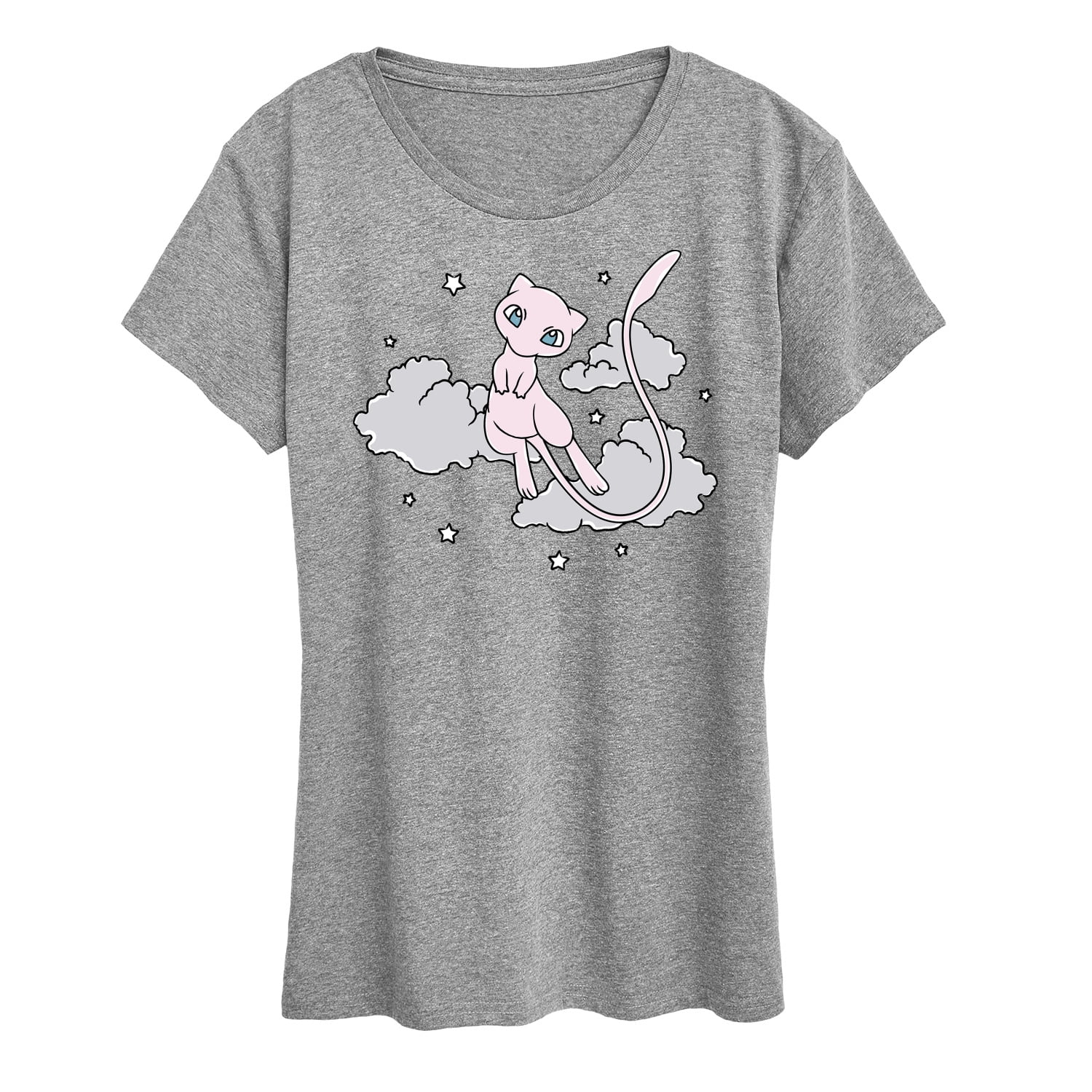 Pokémon - Mew Sketch - Women's Short Sleeve Graphic T-Shirt - Walmart.com